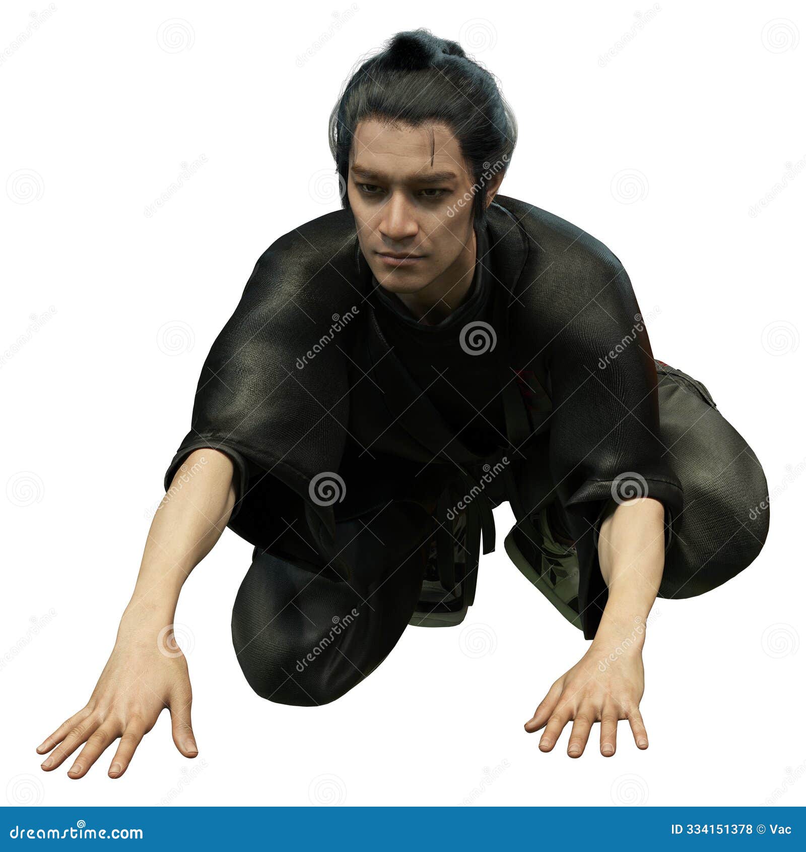 Modern Crouching Panther Logo. Vector Illustration | CartoonDealer.com ...