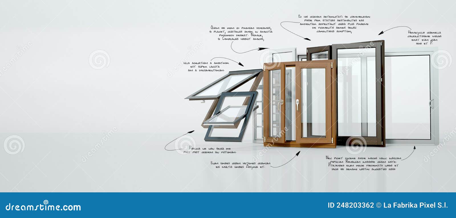 Windows Installation Details Stock Illustration - Illustration of ...