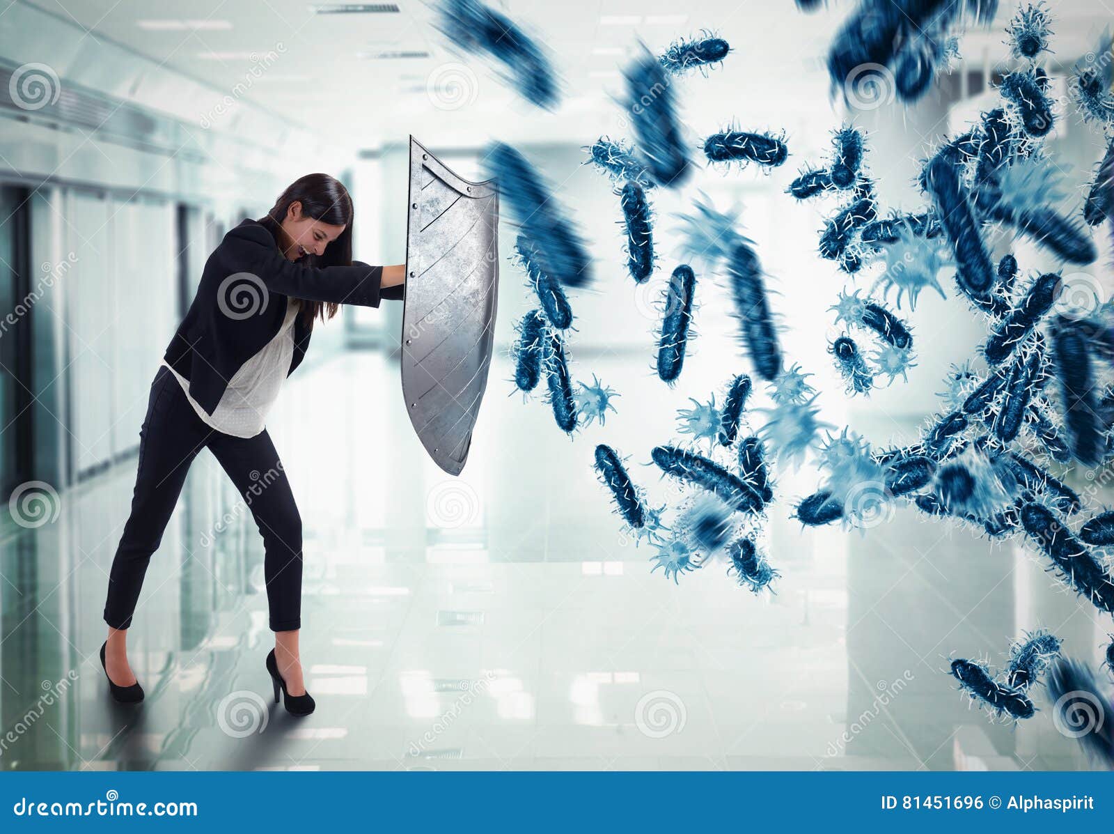 3D Rendering Attack Of Bacteria Royalty-Free Stock Image ...