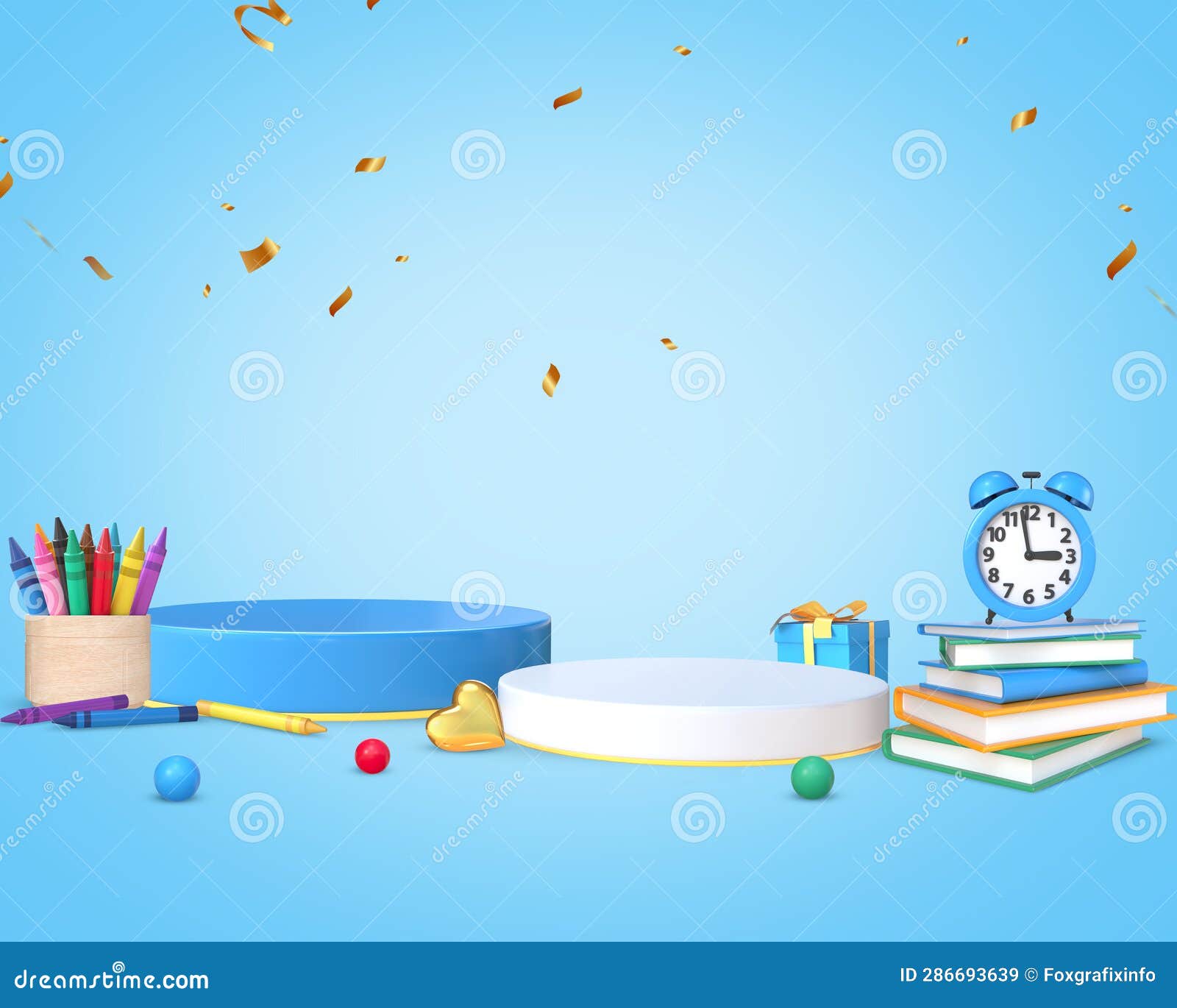 School Podium Vector Banner Design. Welcome Back To School Greeting ...