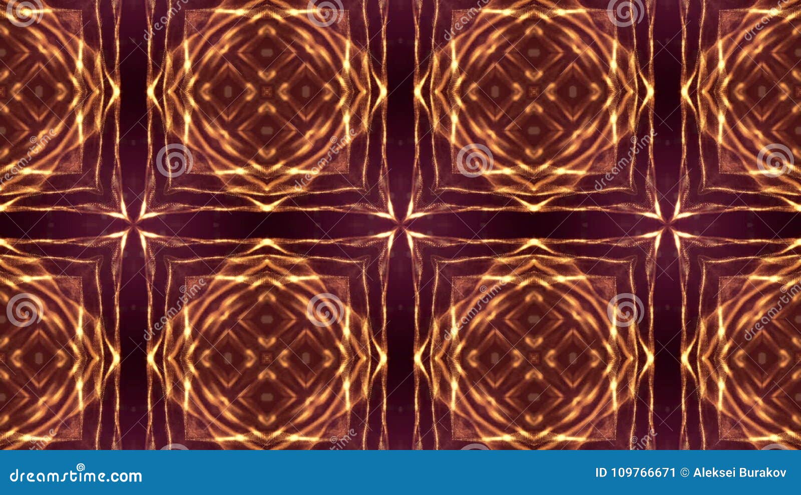 3d Rendering Background with Particles with Depth of Field. Loop ...