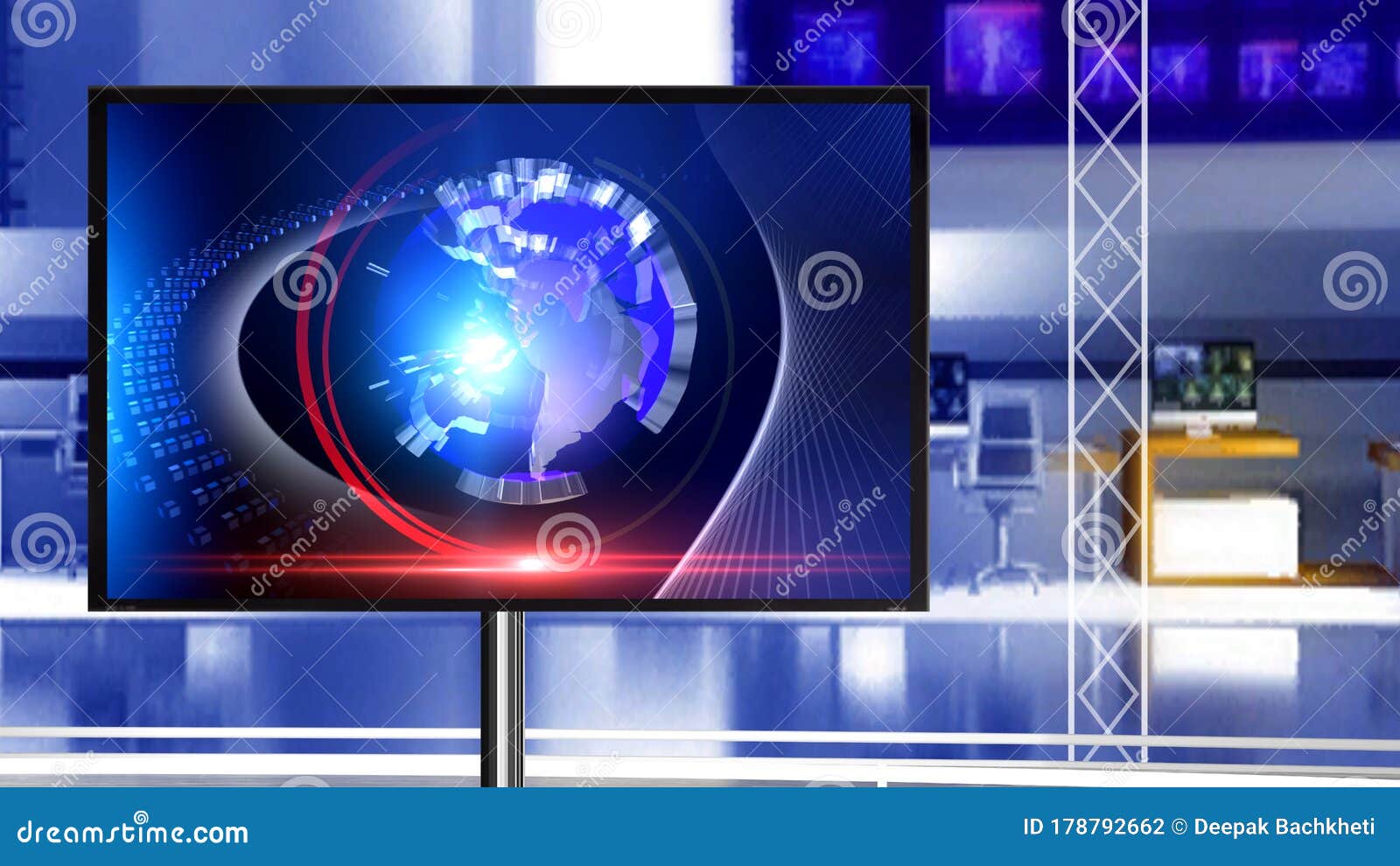 News Digital Background for Presentation Stock Illustration ...