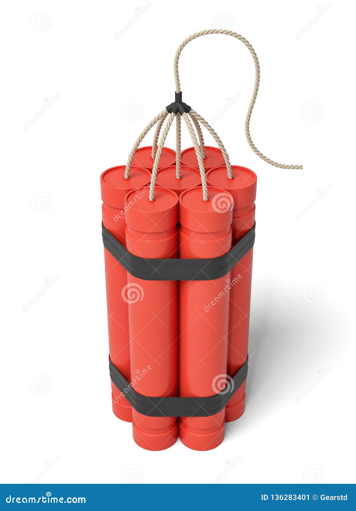 3d Rendering of Batch of TNT Dynamite Sticks Isolated on White ... 3d Rendering of Batch of TNT Dynamite Sticks Isolated on White ...