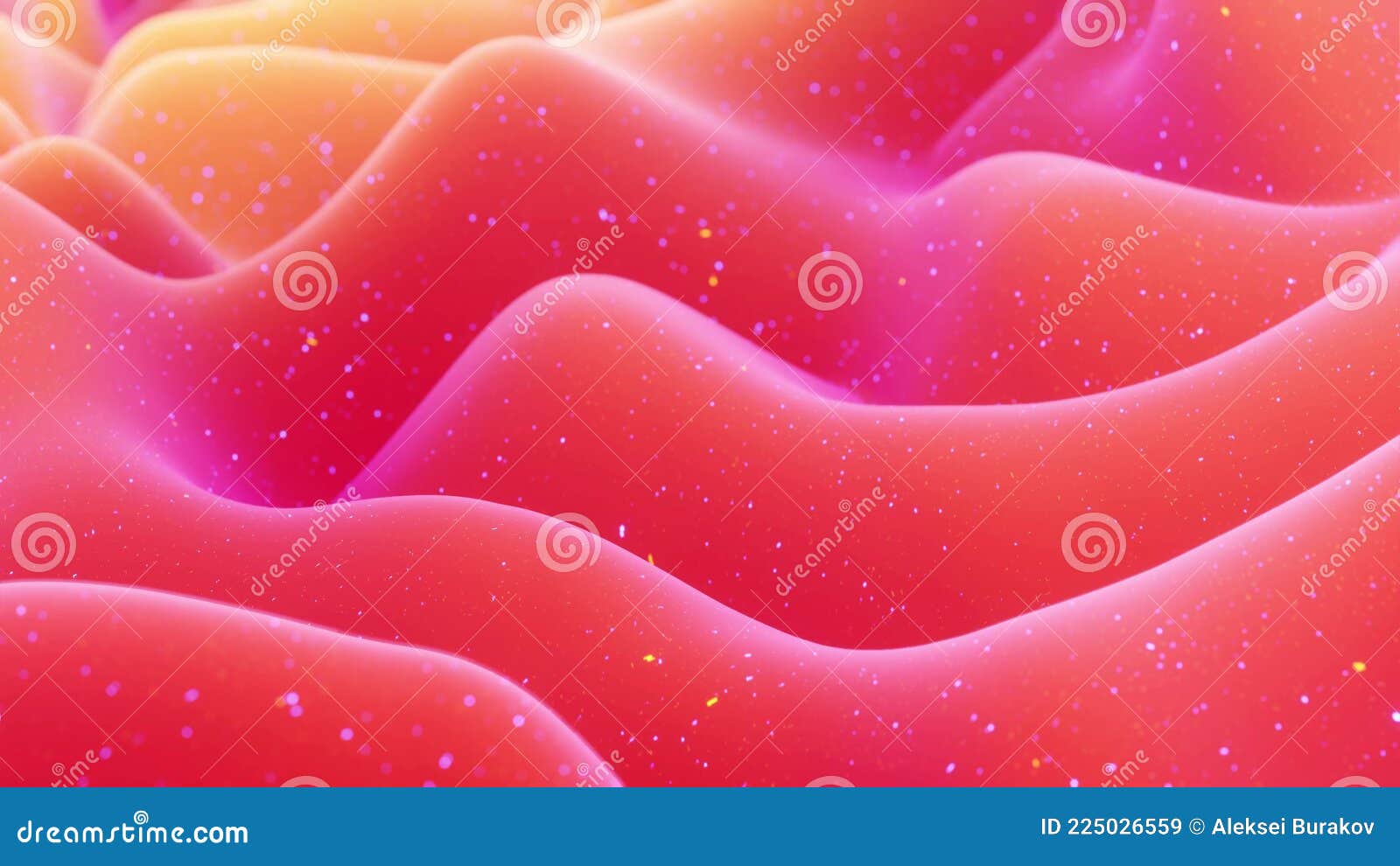 3d Rendering. Beautiful Abstract 3D Background with Gradient Red Colors ...