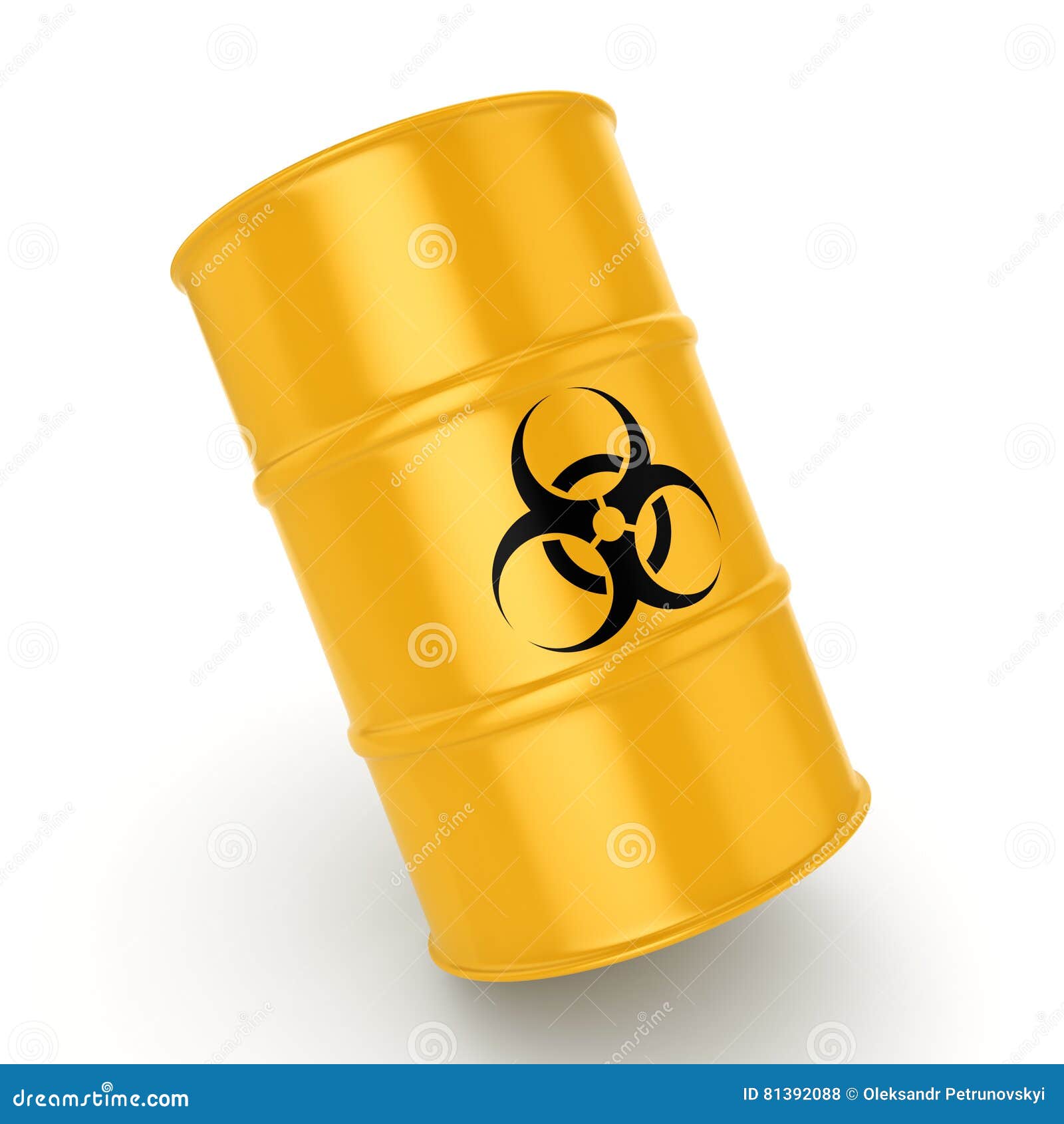 3D Rendering Biohazard Barrel Stock Illustration - Illustration of ...
