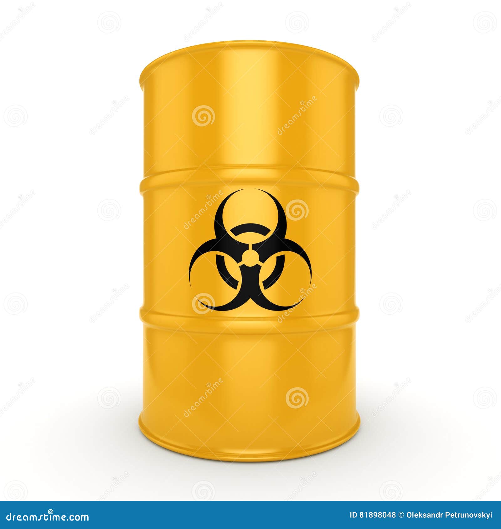 3D Rendering Biohazard Barrel Stock Illustration - Illustration of ...