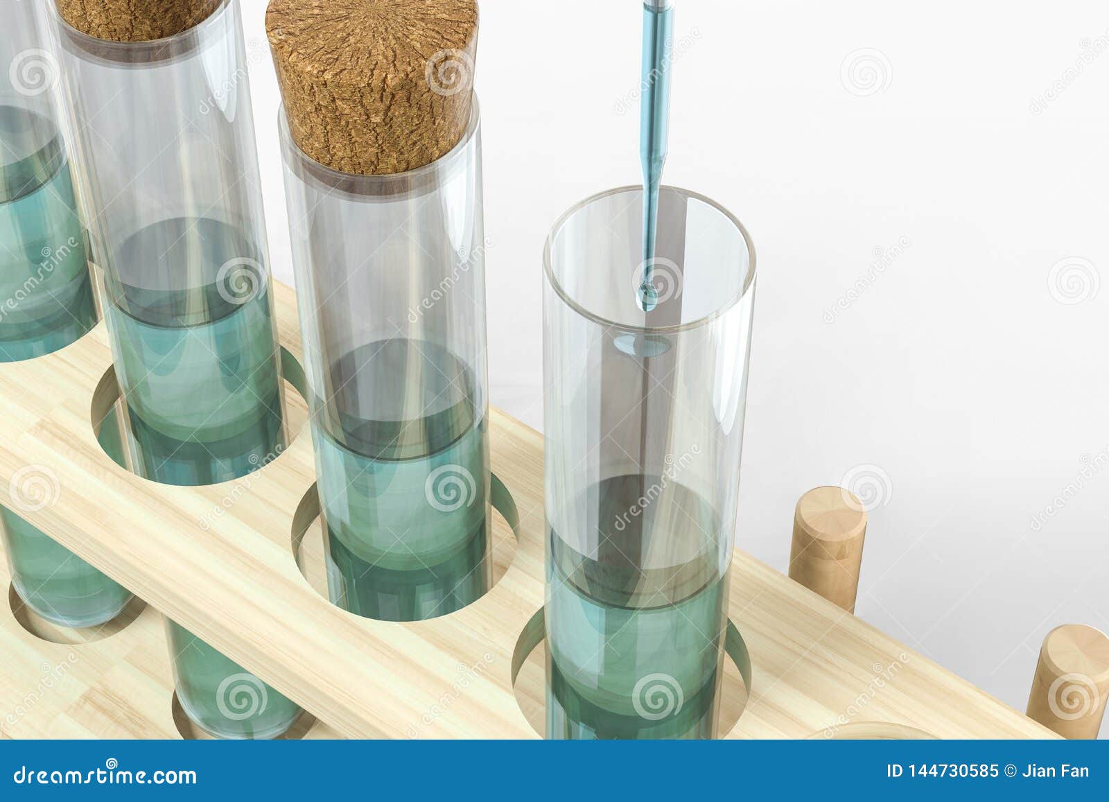 3d Rendering, Biotechnological Laboratory Equipment Background Stock ...