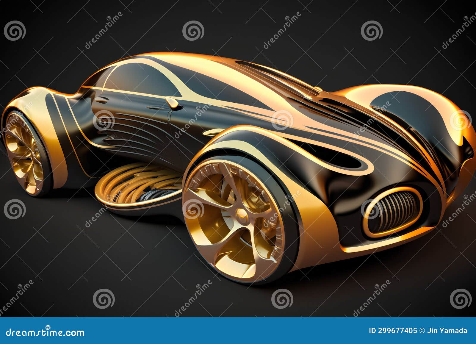 Golden Wheels: A Vibrant Illustration Of A School Bus Journey Th ...