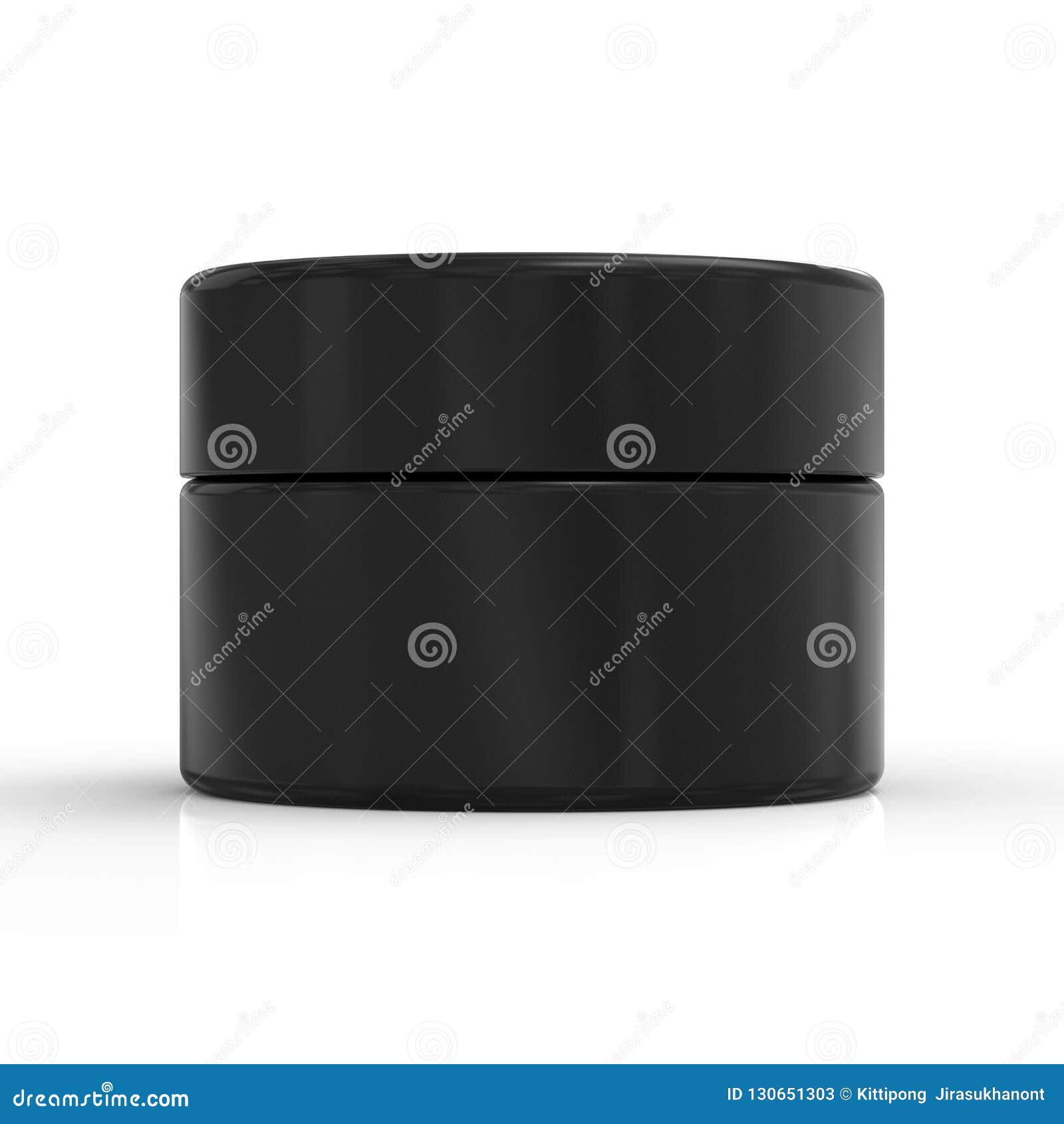 Cosmetic cream pot stock illustration. Illustration of treatment ...