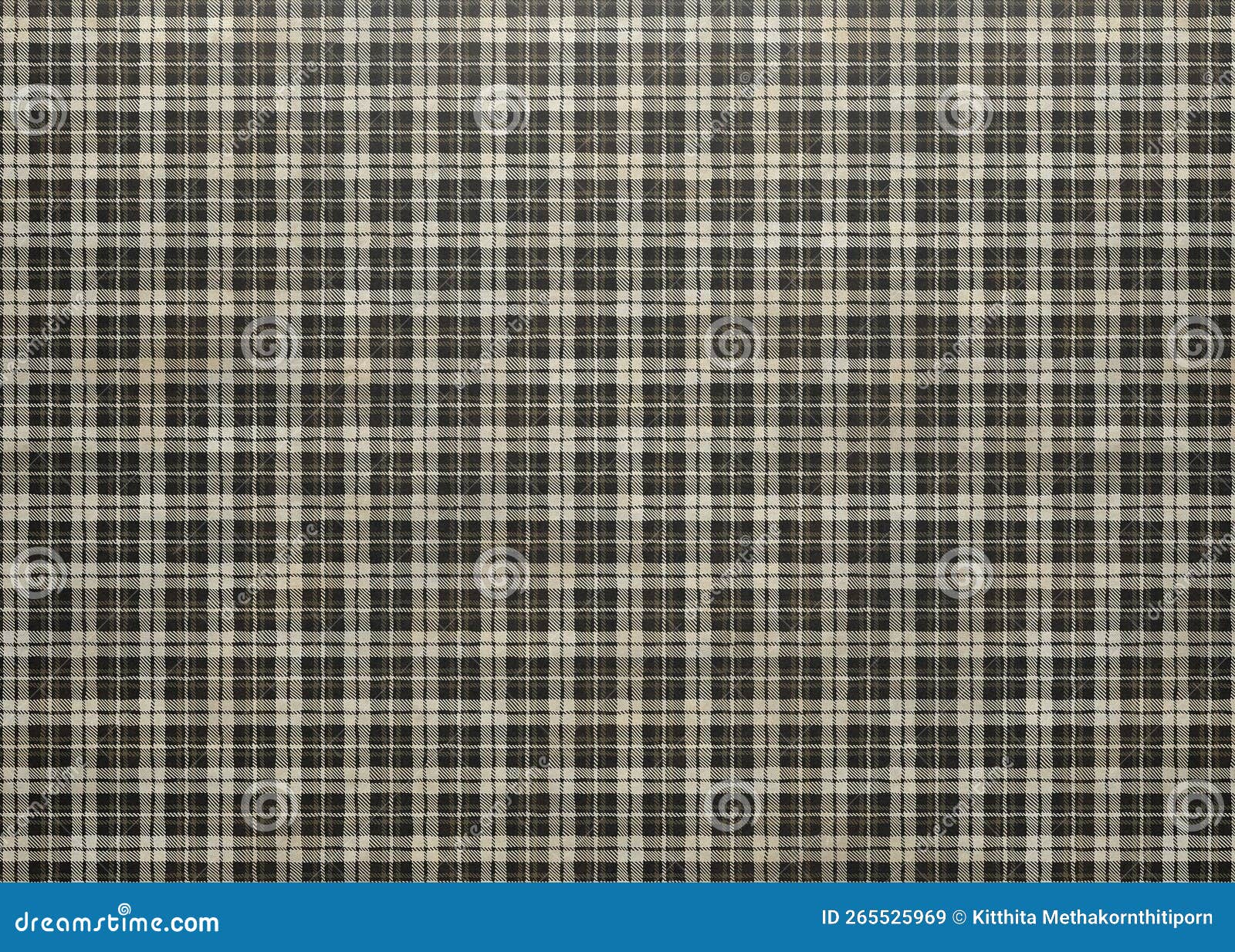 3D Rendering Black Plaid Fabric Background Stock Illustration ...