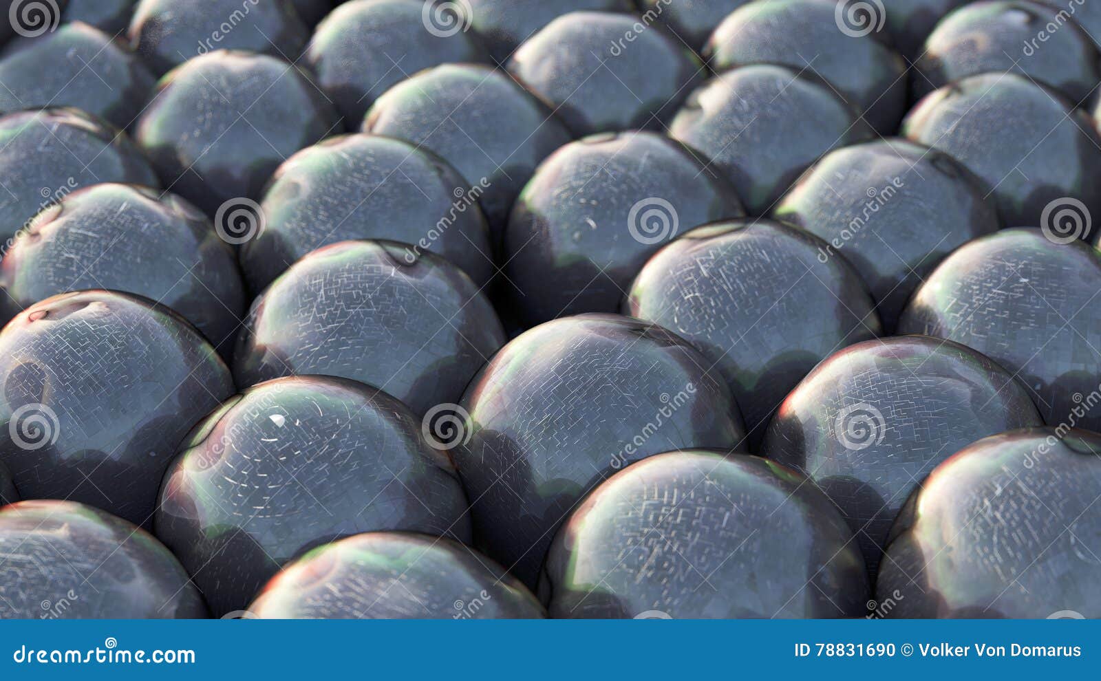 3D rendering black spheres stock illustration. Illustration of ...