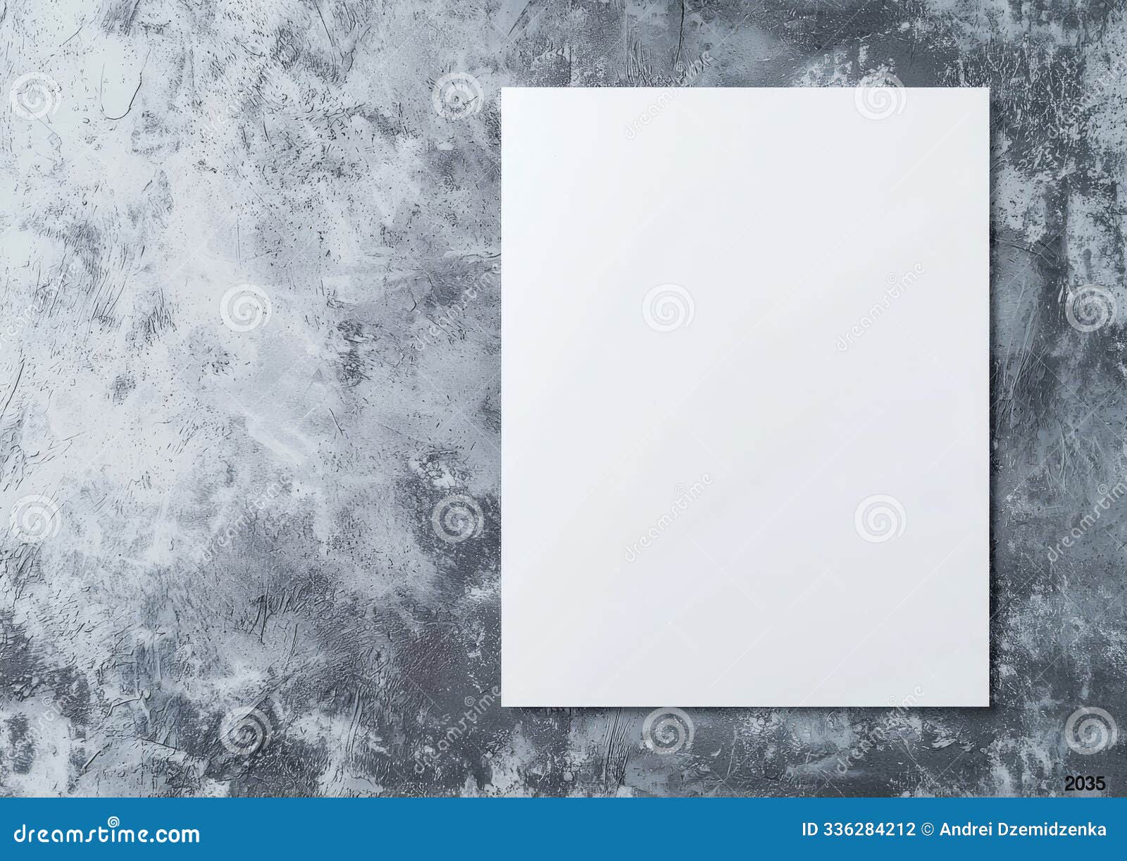 3D Rendering of an A4 Blank Paper Sheet Stock Illustration ...