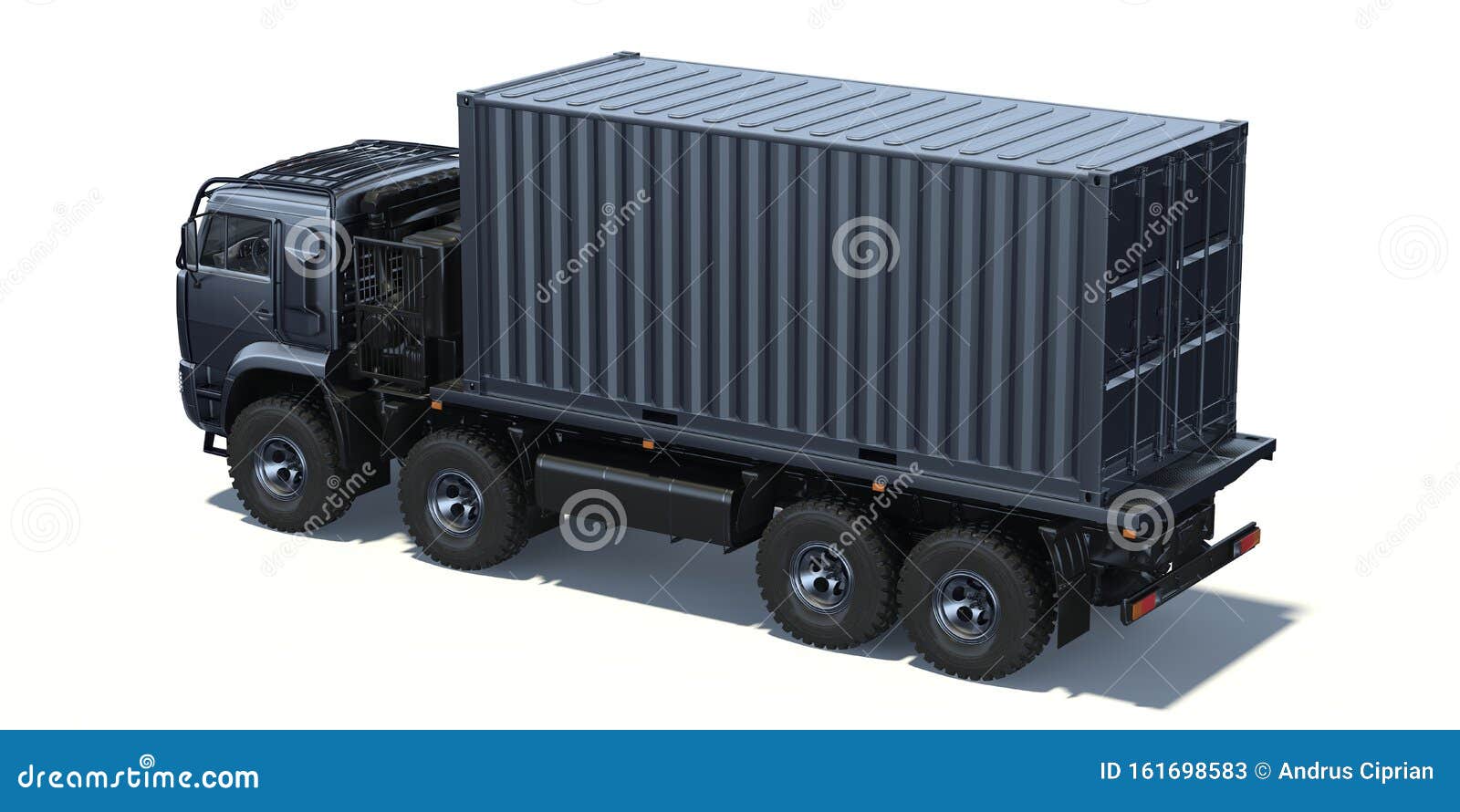 3D Rendering - Concept Truck Stock Illustration - Illustration of ...