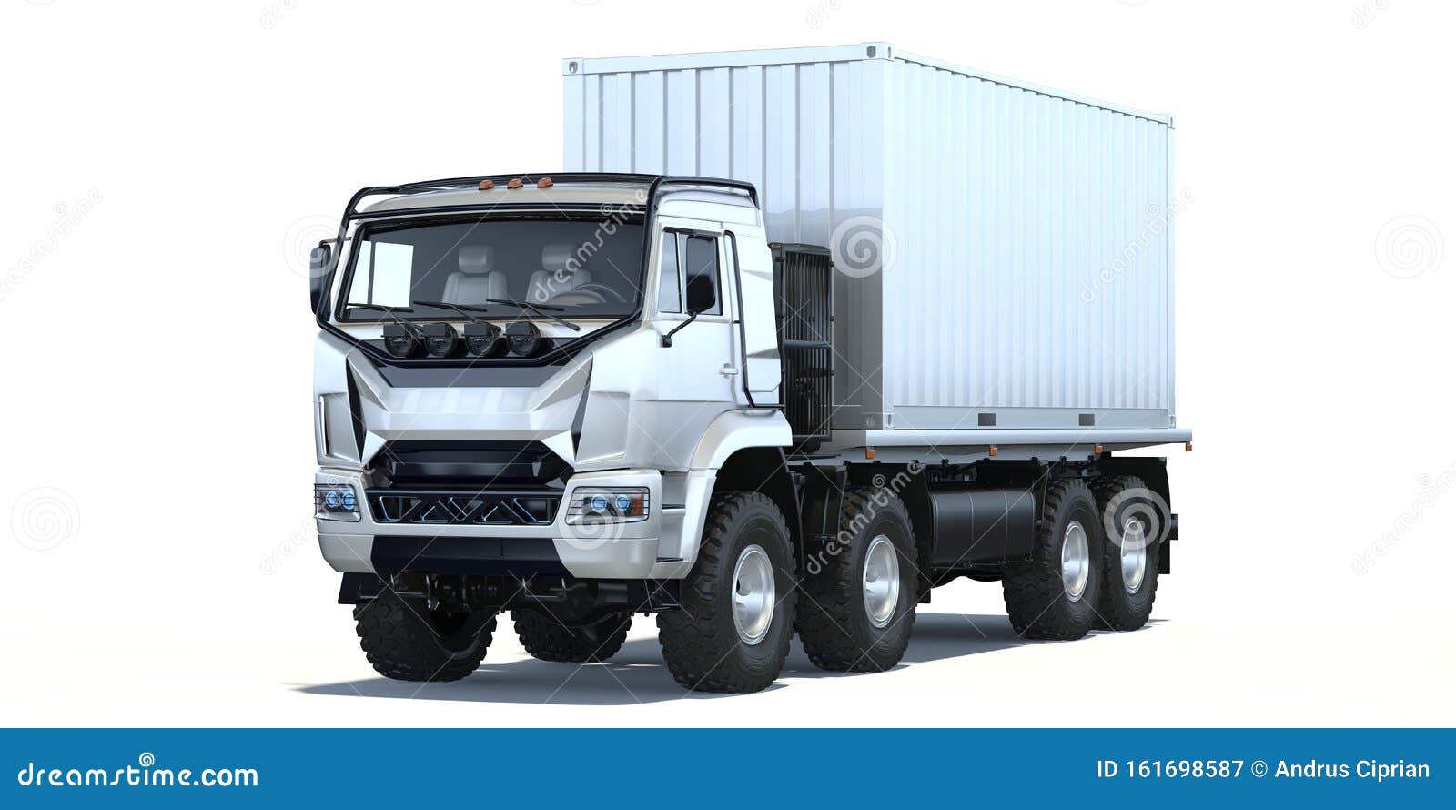 3D Rendering - Concept Truck Stock Illustration - Illustration of ...