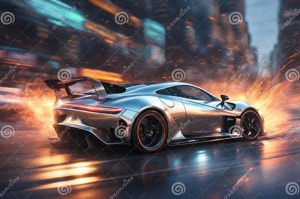 3d Rendering of a Brand - less Generic Fast Stock Photo - Image of ...