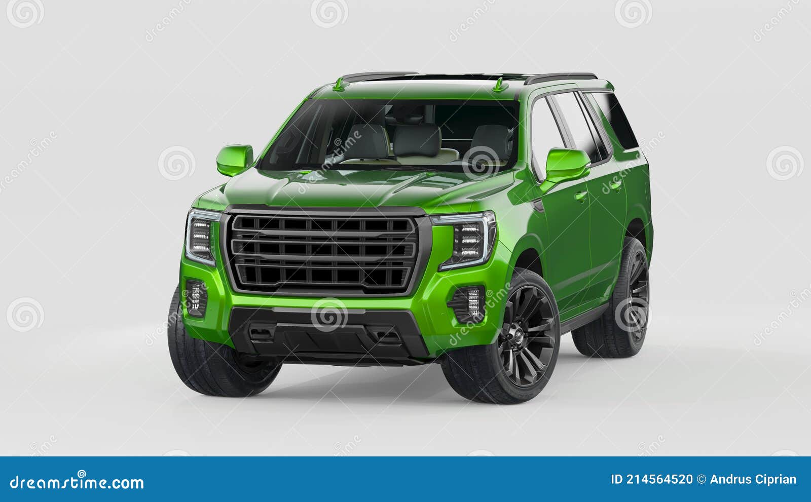 3D generic SUV stock illustration. Illustration of automobile - 214564520