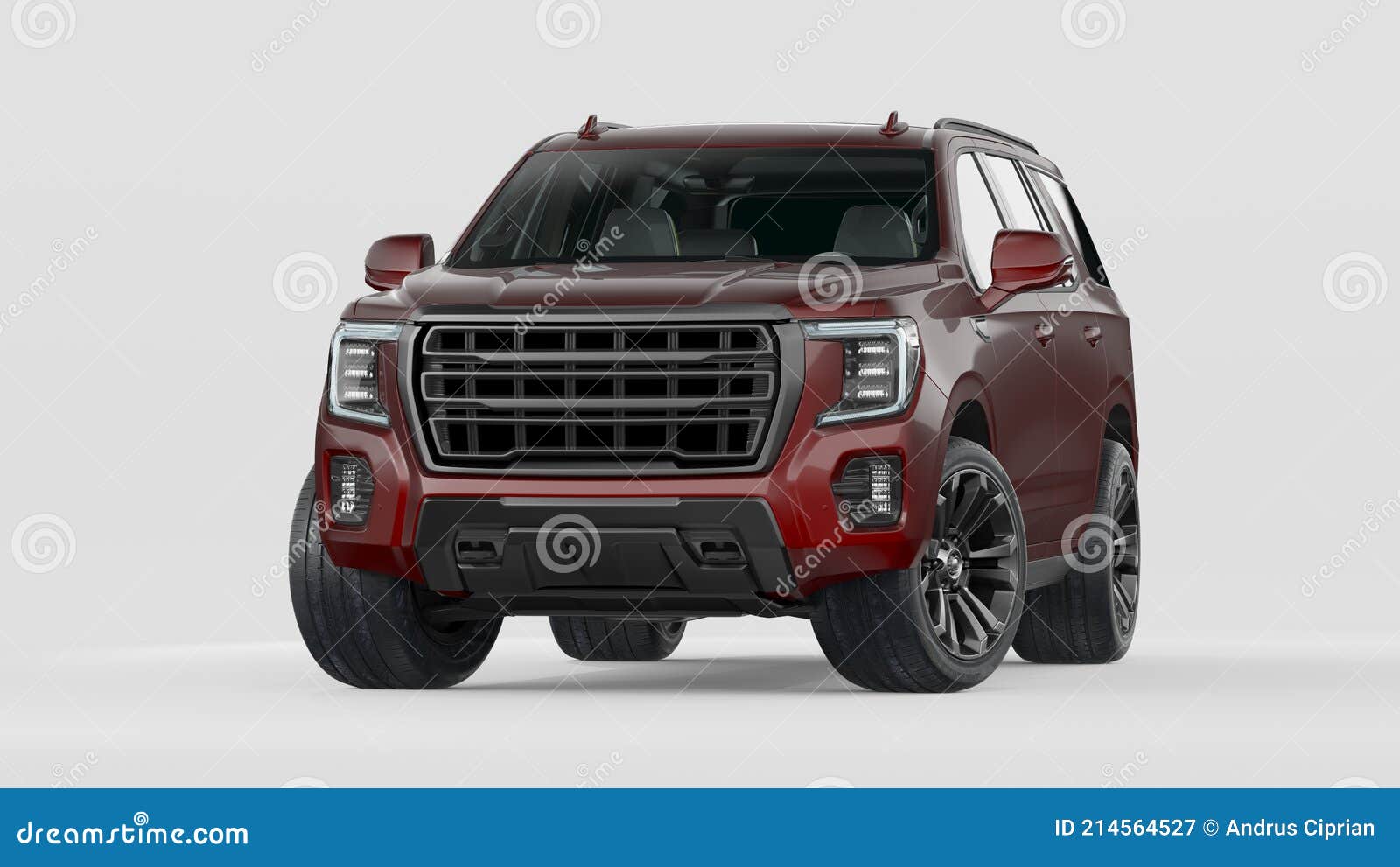 3D generic SUV stock illustration. Illustration of autonomous - 214564527