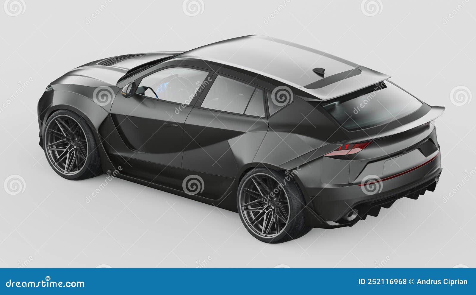 3D generic SUV stock illustration. Illustration of brandless - 252116968