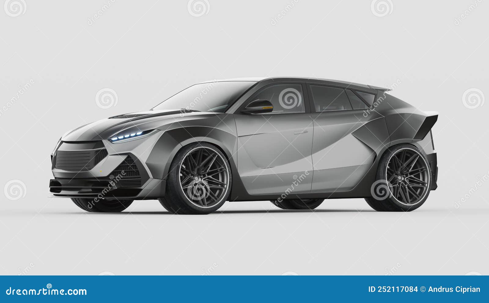 3D generic SUV stock illustration. Illustration of extreme - 252117084