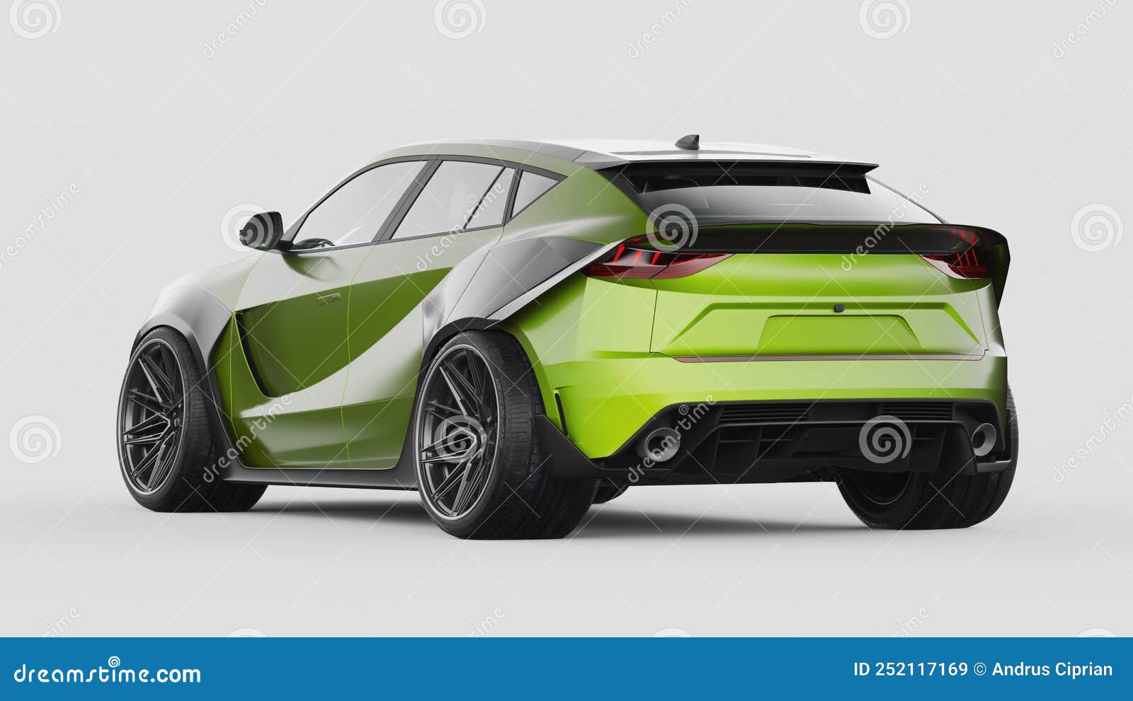 3D generic SUV stock illustration. Illustration of autonomous - 252117169