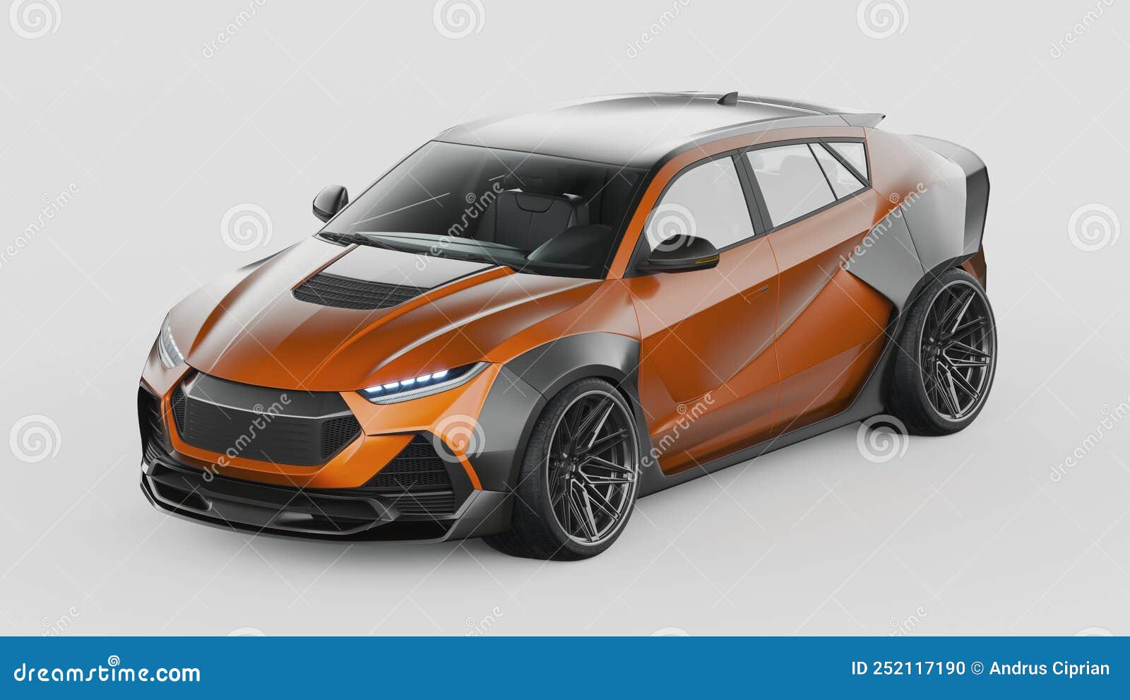 3D generic SUV stock illustration. Illustration of fiber - 252117190