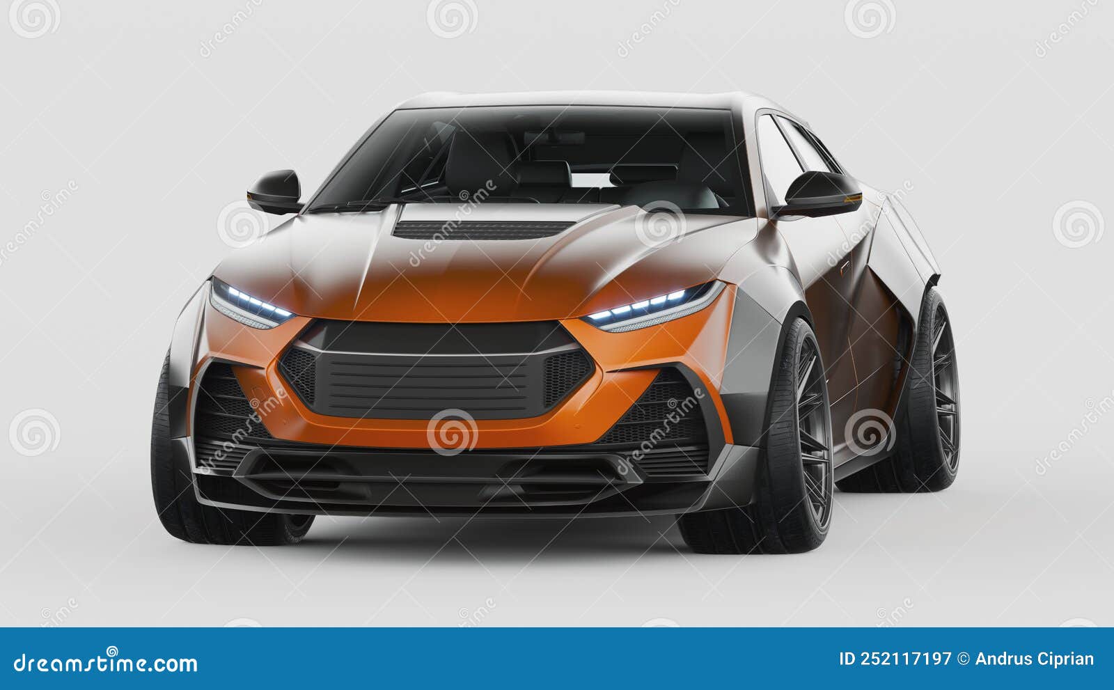 3D generic SUV stock illustration. Illustration of luxury - 252117197