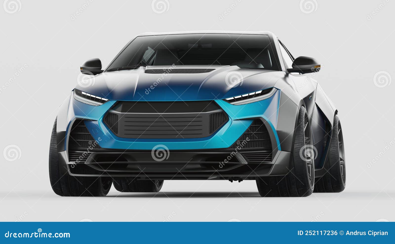 3D generic SUV stock illustration. Illustration of compact - 252117236