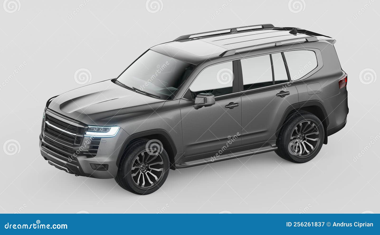 3D generic SUV stock illustration. Illustration of performance - 256261837