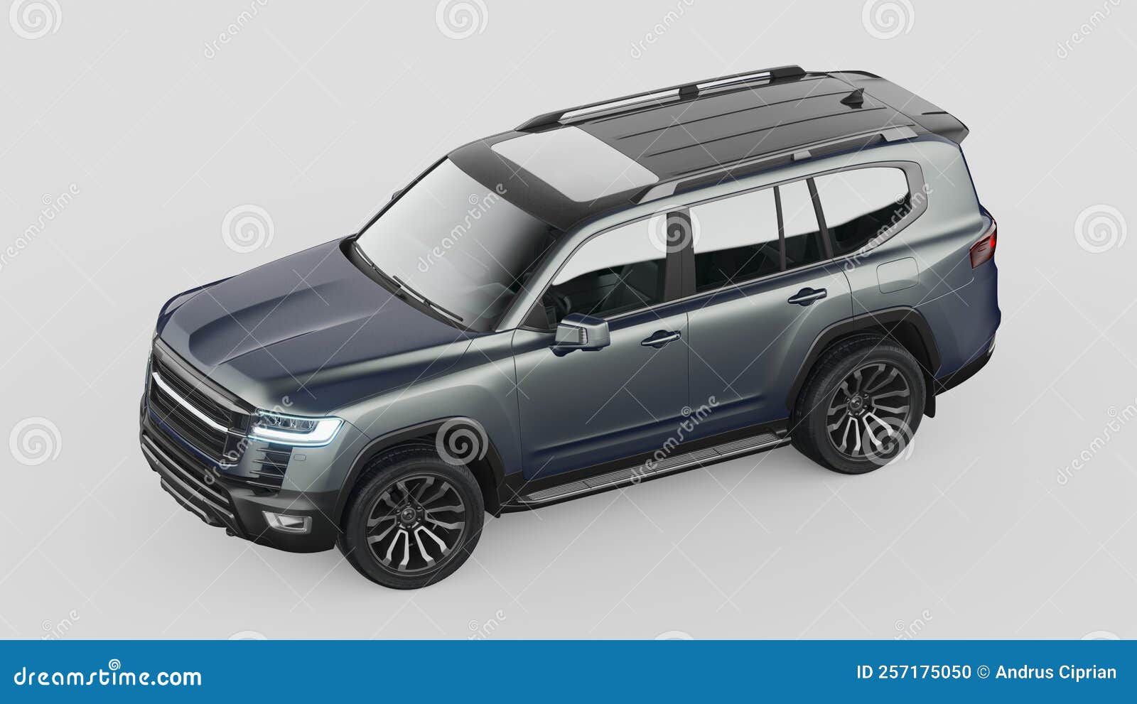 3D generic SUV stock illustration. Illustration of extreme - 257175050