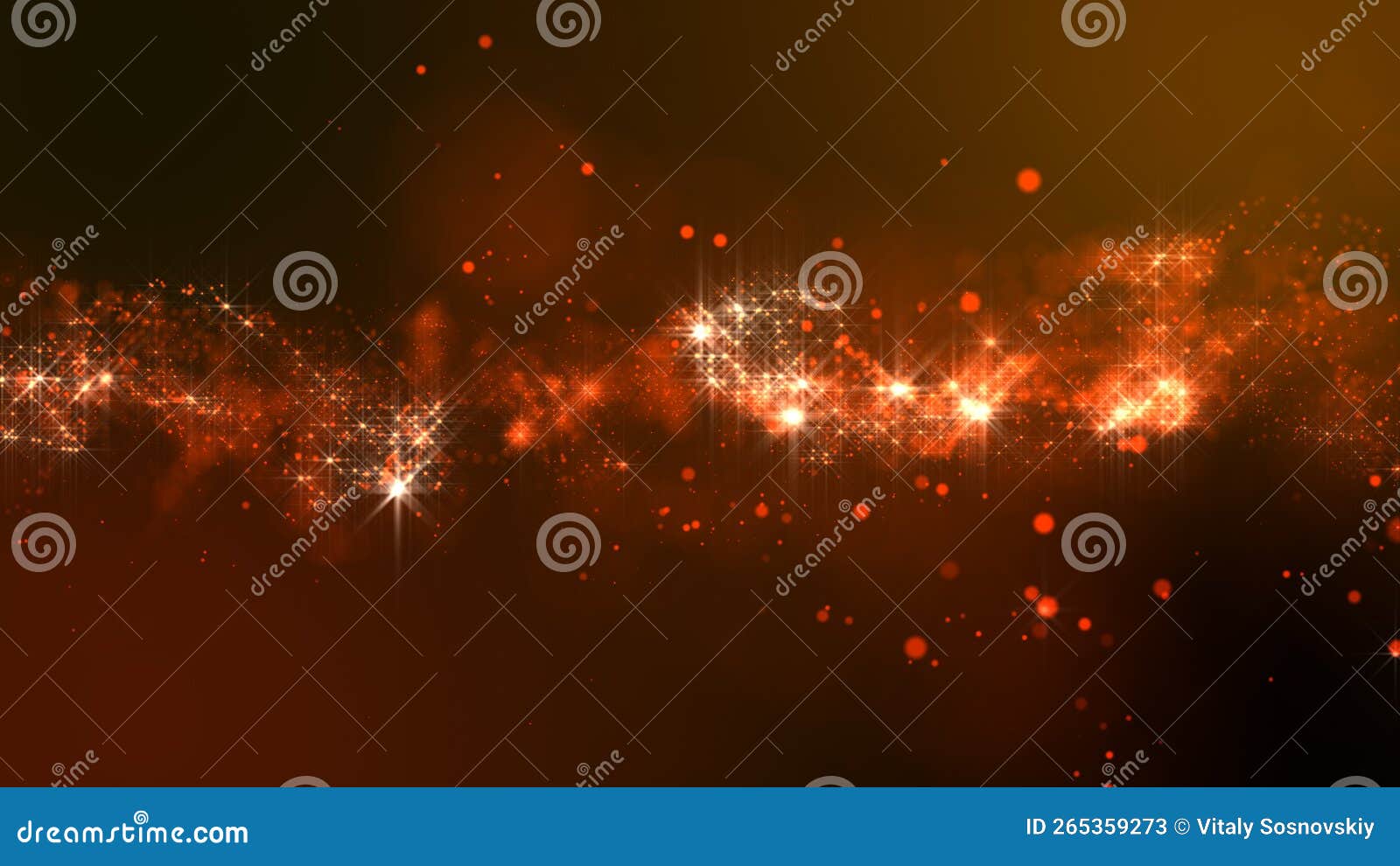 3D Rendering of Bright Abstract Cloud from Particle Structure Stock ...