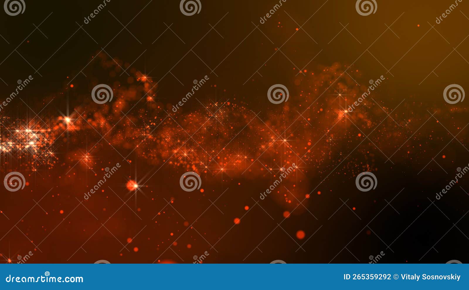 3D Rendering of Bright Abstract Cloud from Particle Structure Stock ...