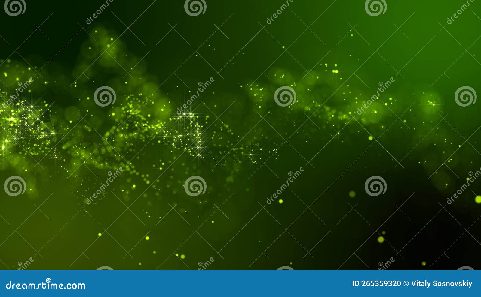 3D Rendering of Bright Abstract Cloud from Particle Structure Stock ...