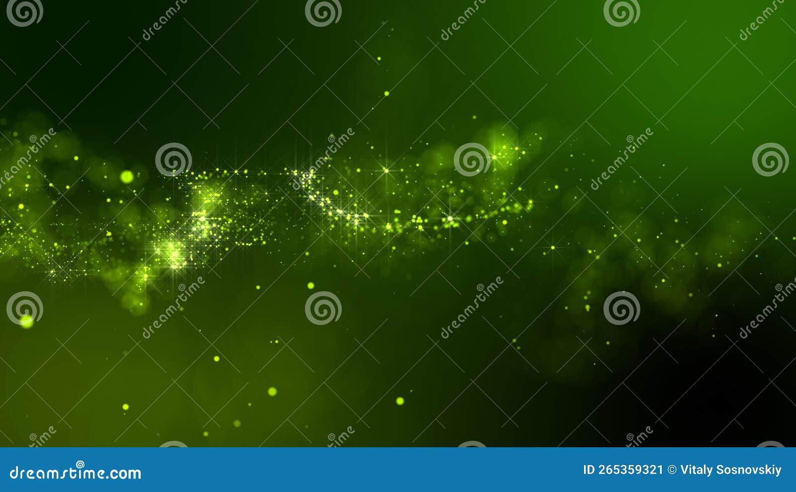 3D Rendering of Bright Abstract Cloud from Particle Structure Stock ...