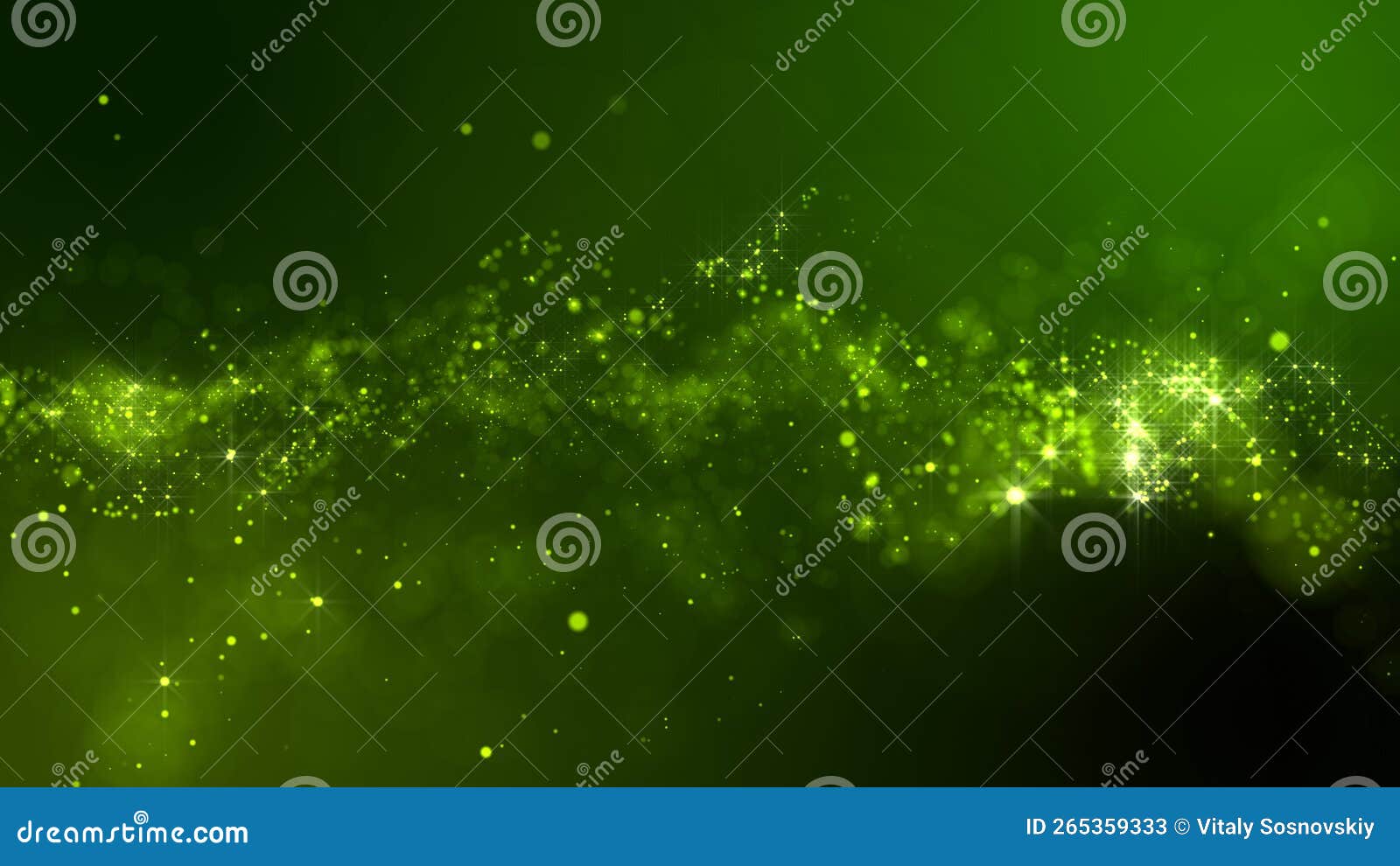 3D Rendering of Bright Abstract Cloud from Particle Structure Stock ...