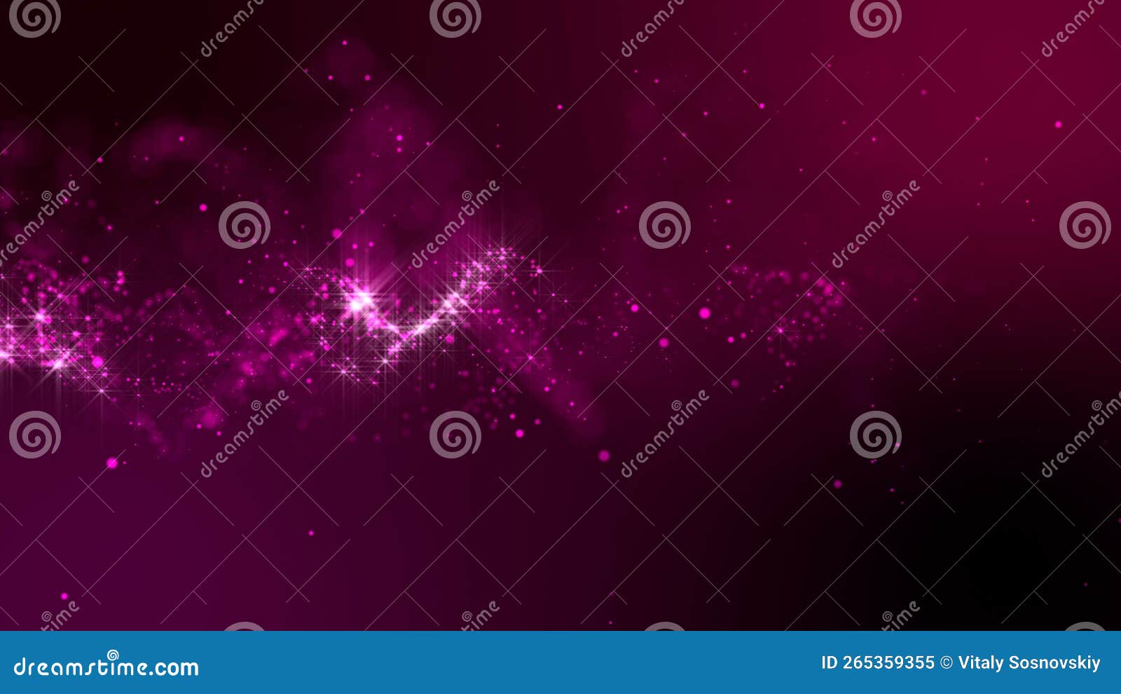 3D Rendering of Bright Abstract Cloud from Particle Structure Stock ...