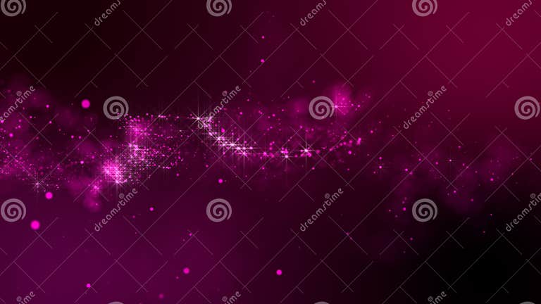 3D Rendering of Bright Abstract Cloud from Particle Structure Stock ...