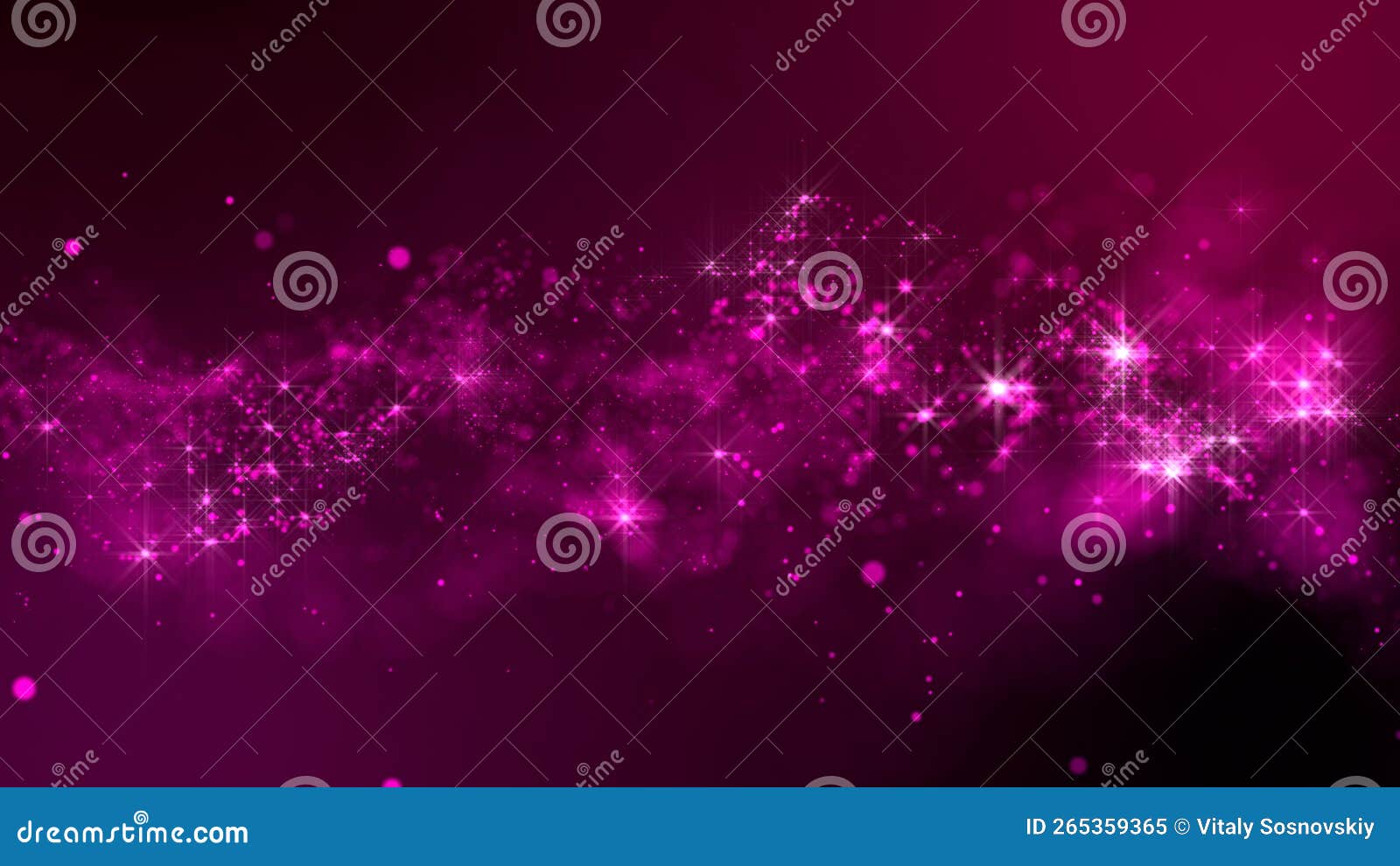 3D Rendering of Bright Abstract Cloud from Particle Structure Stock ...
