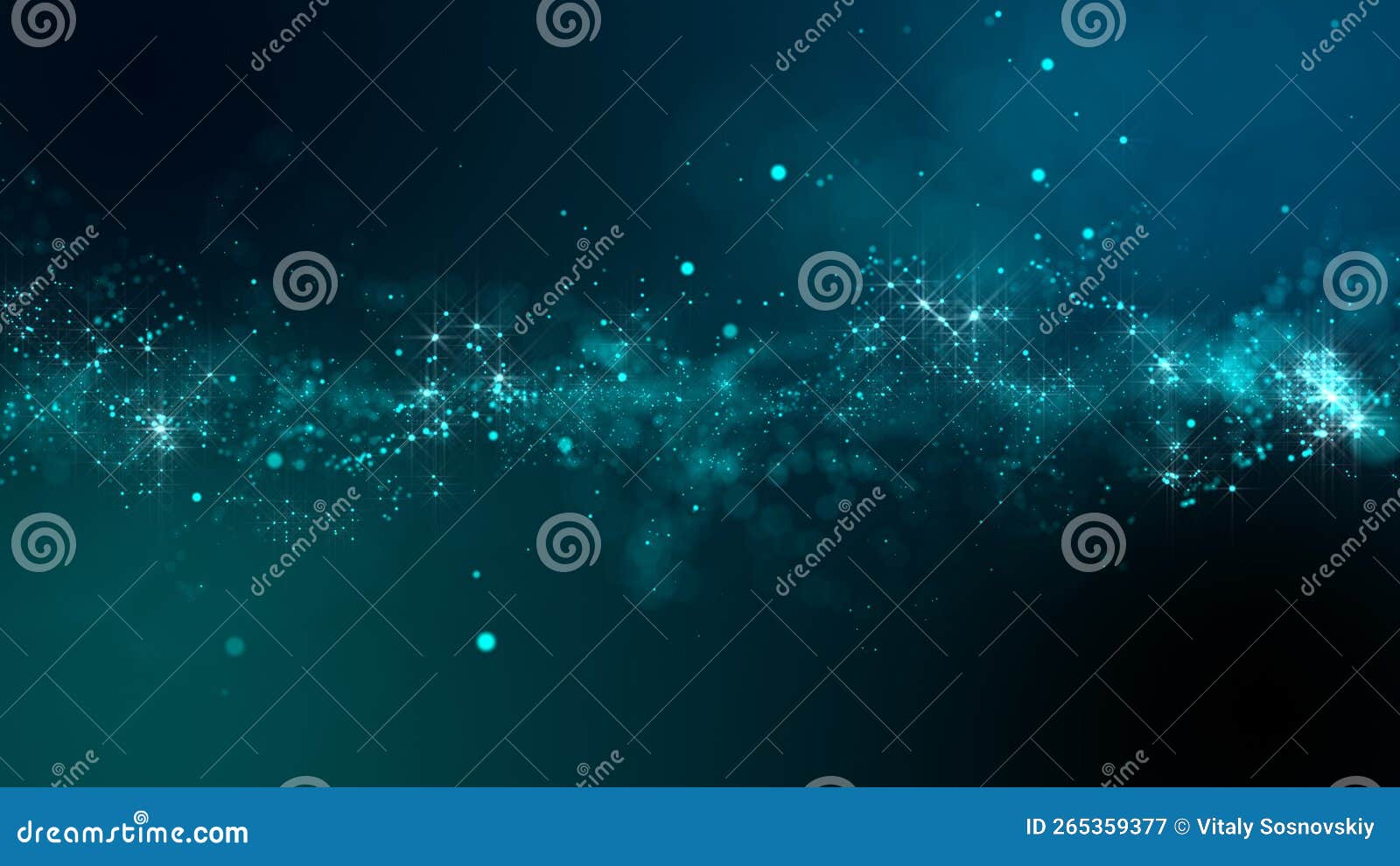3D Rendering of Bright Abstract Cloud from Particle Structure Stock ...
