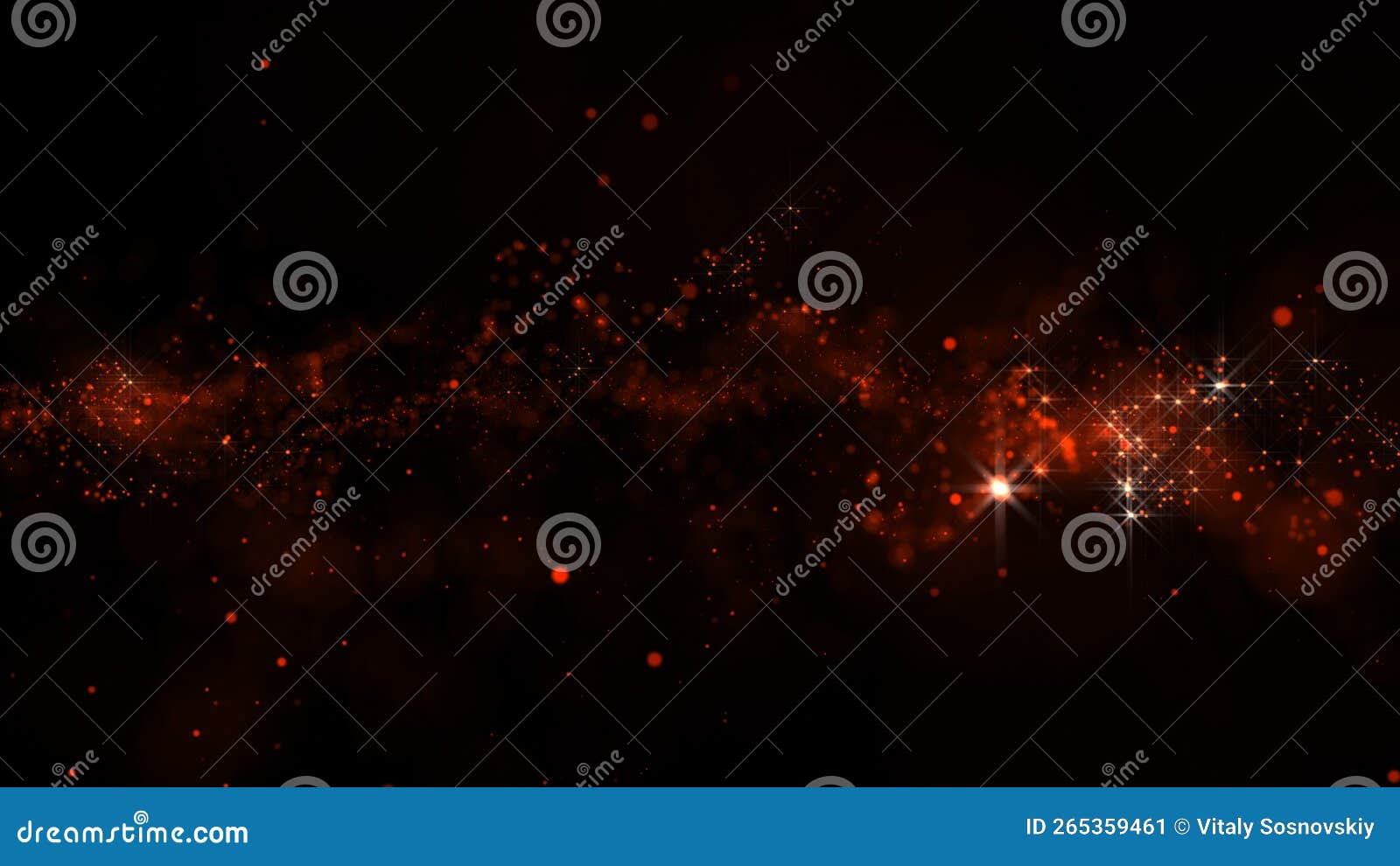 3D Rendering of Bright Abstract Cloud from Particle Structure Stock ...