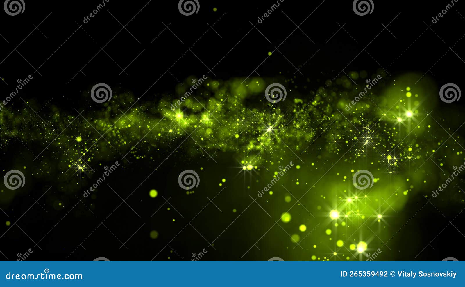 3D Rendering of Bright Abstract Cloud from Particle Structure Stock ...