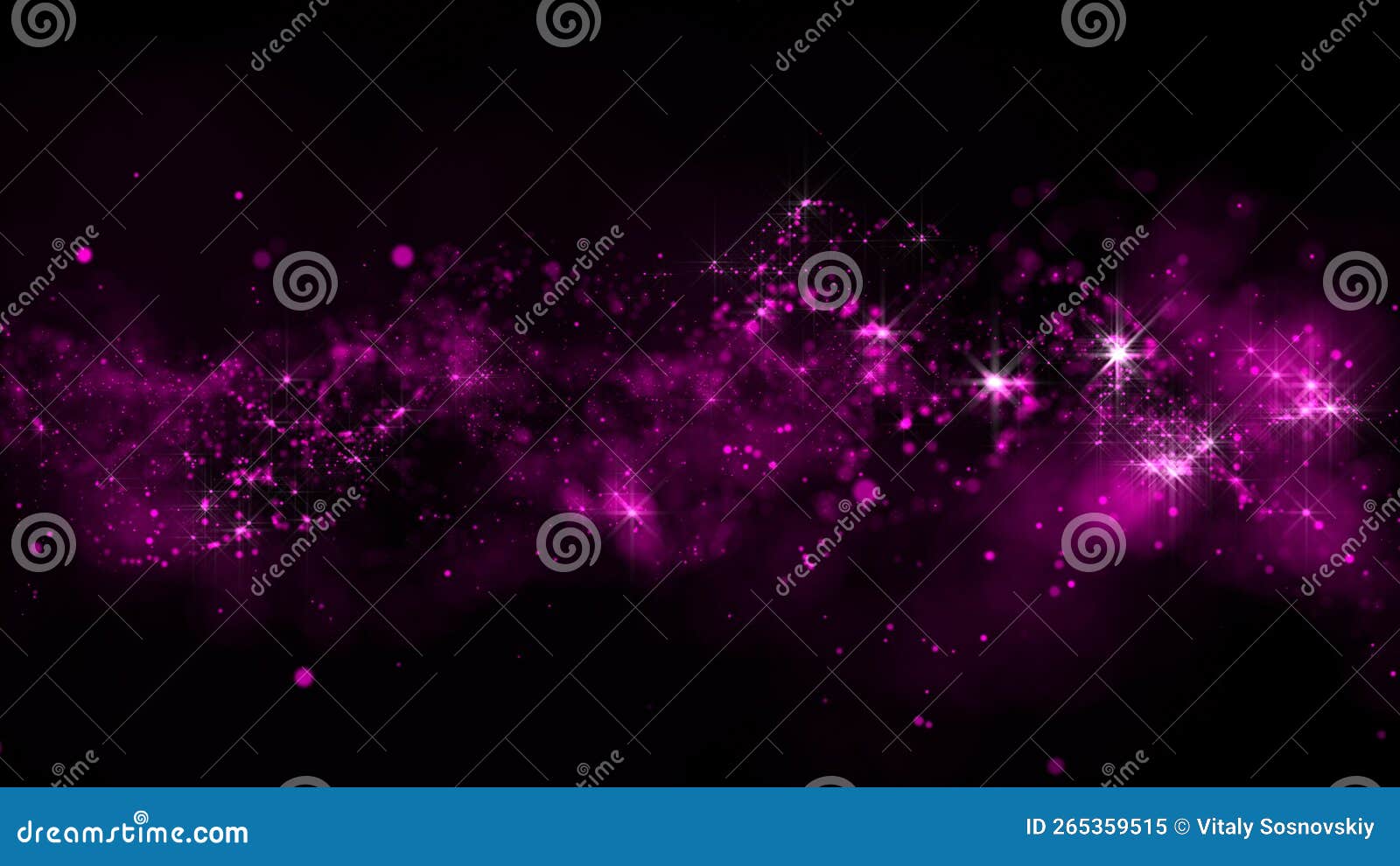 3D Rendering of Bright Abstract Cloud from Particle Structure Stock ...