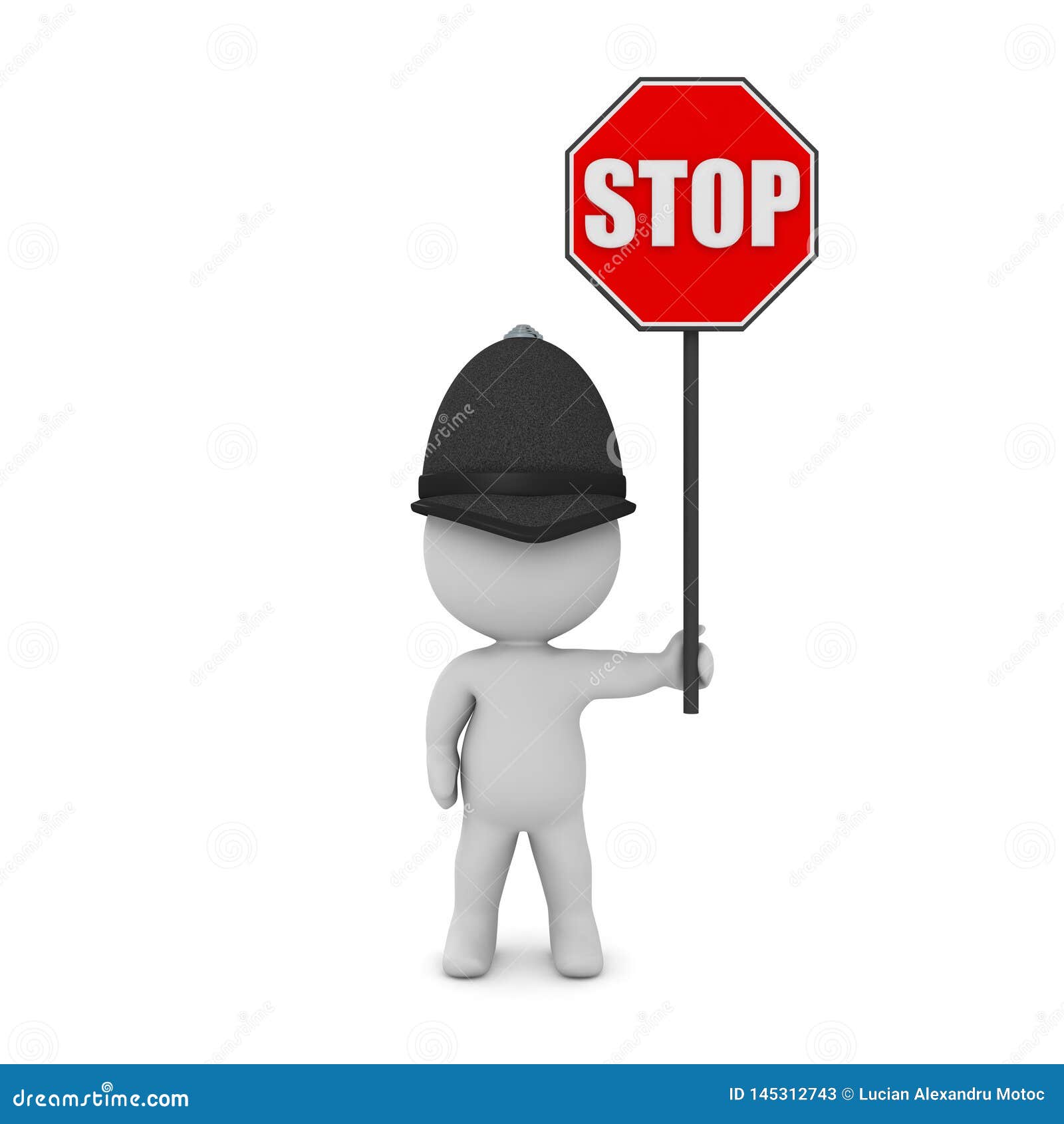 British Traffic Police Officers Talking Beside Police Station. Close-up ...