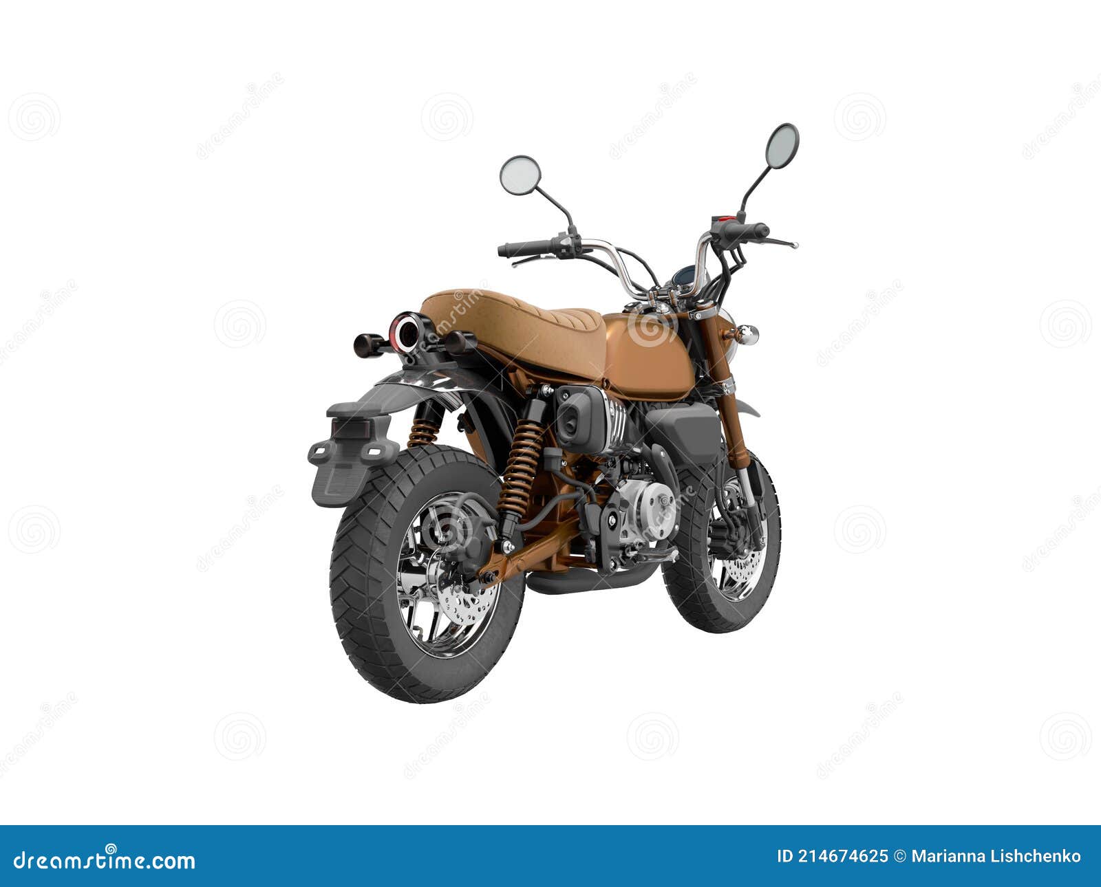 3D Rendering - Motorcycle Structural Analysis Royalty-Free Illustration ...