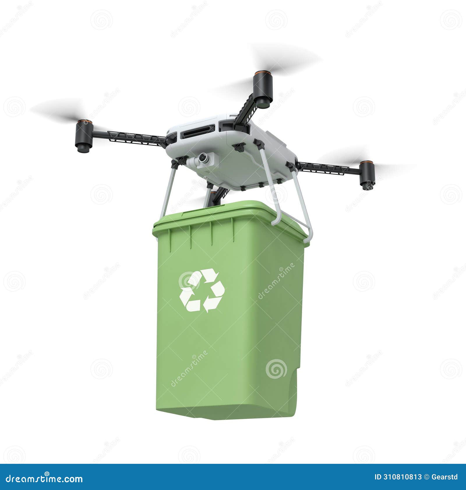 Drone Chasing Person , Vector Cartoon Stick Figure Illustration ...