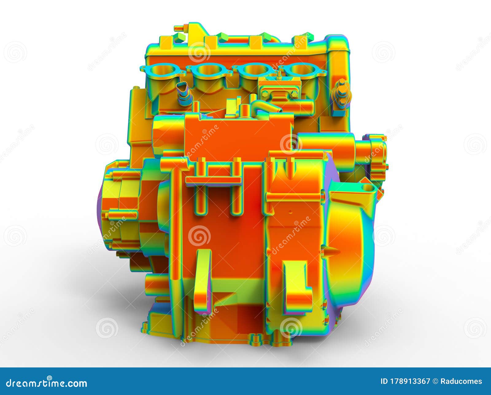 3D Rendering - Car Engine Finite Element Analysis Stock Illustration ... 3D Rendering - Car Engine Finite Element Analysis Stock Illustration ...