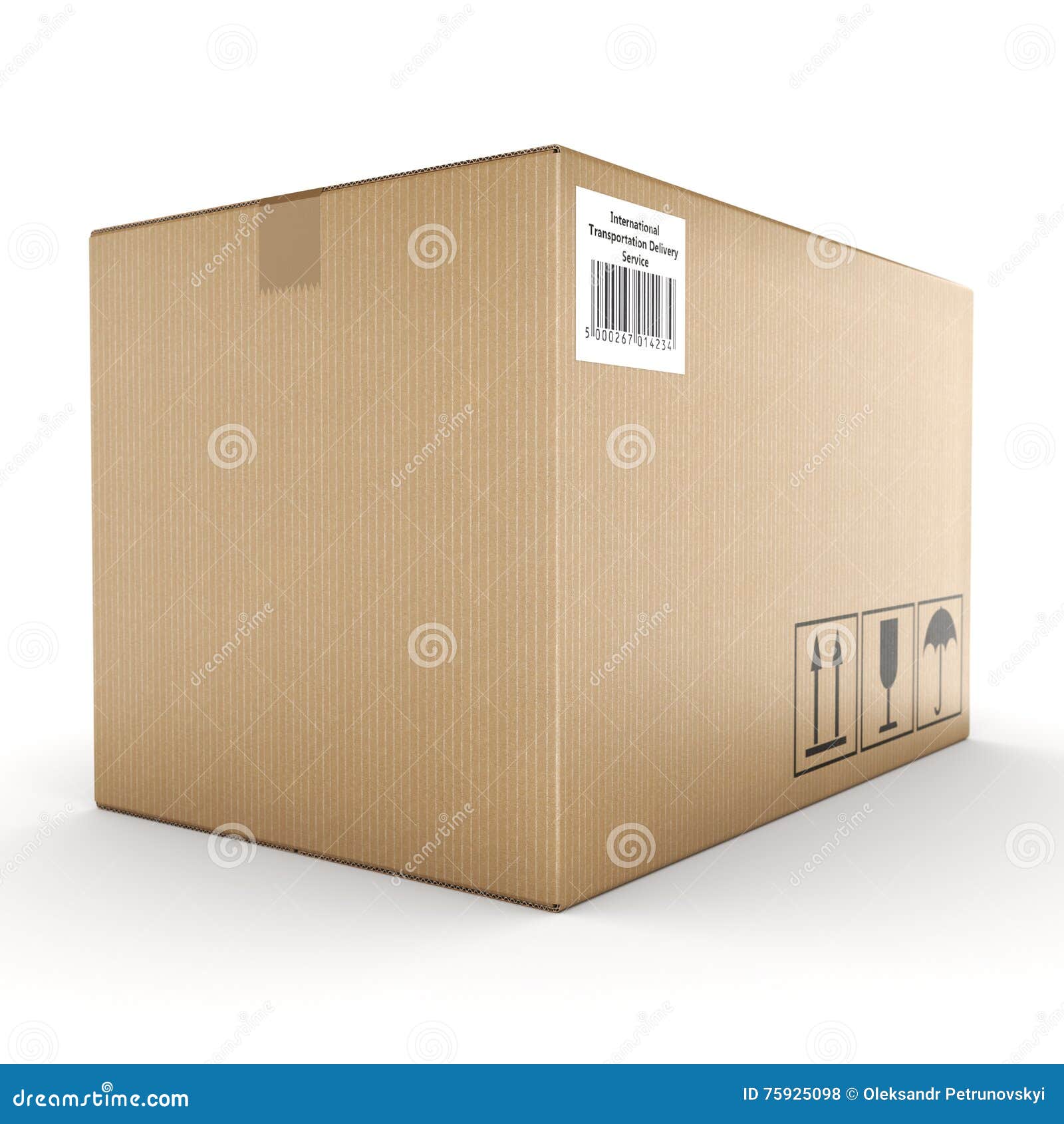 3d Rendering Of Cardboard Box Full Of Dynamite Standing On Sounding ...