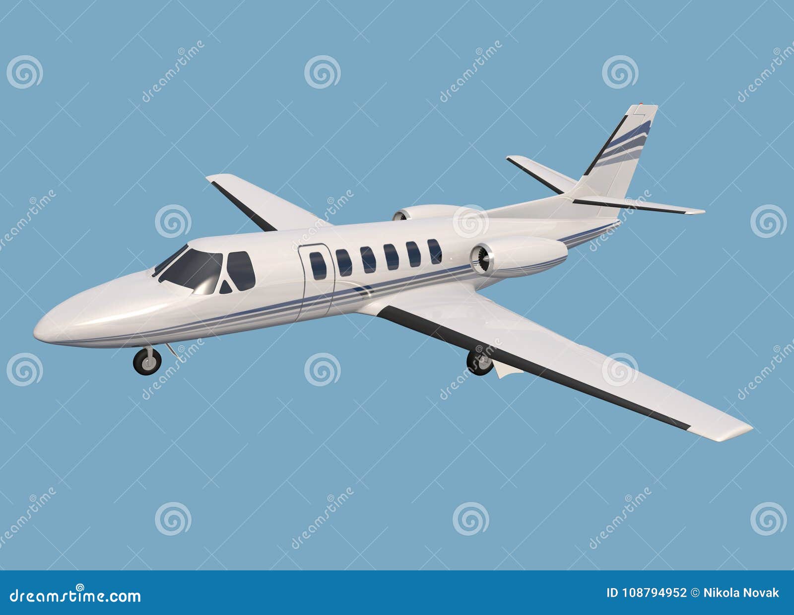 Cessna 550 Citation Corporate Jet Editorial Photography - Illustration ...