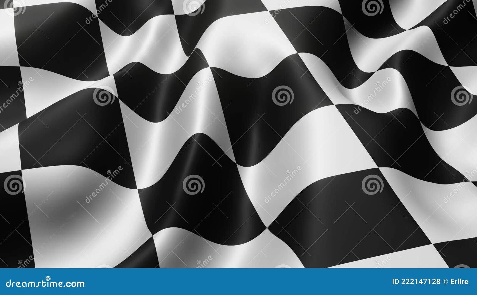 Checker Flag Waving in a Looping Motion Stock Footage - Video of banner ...