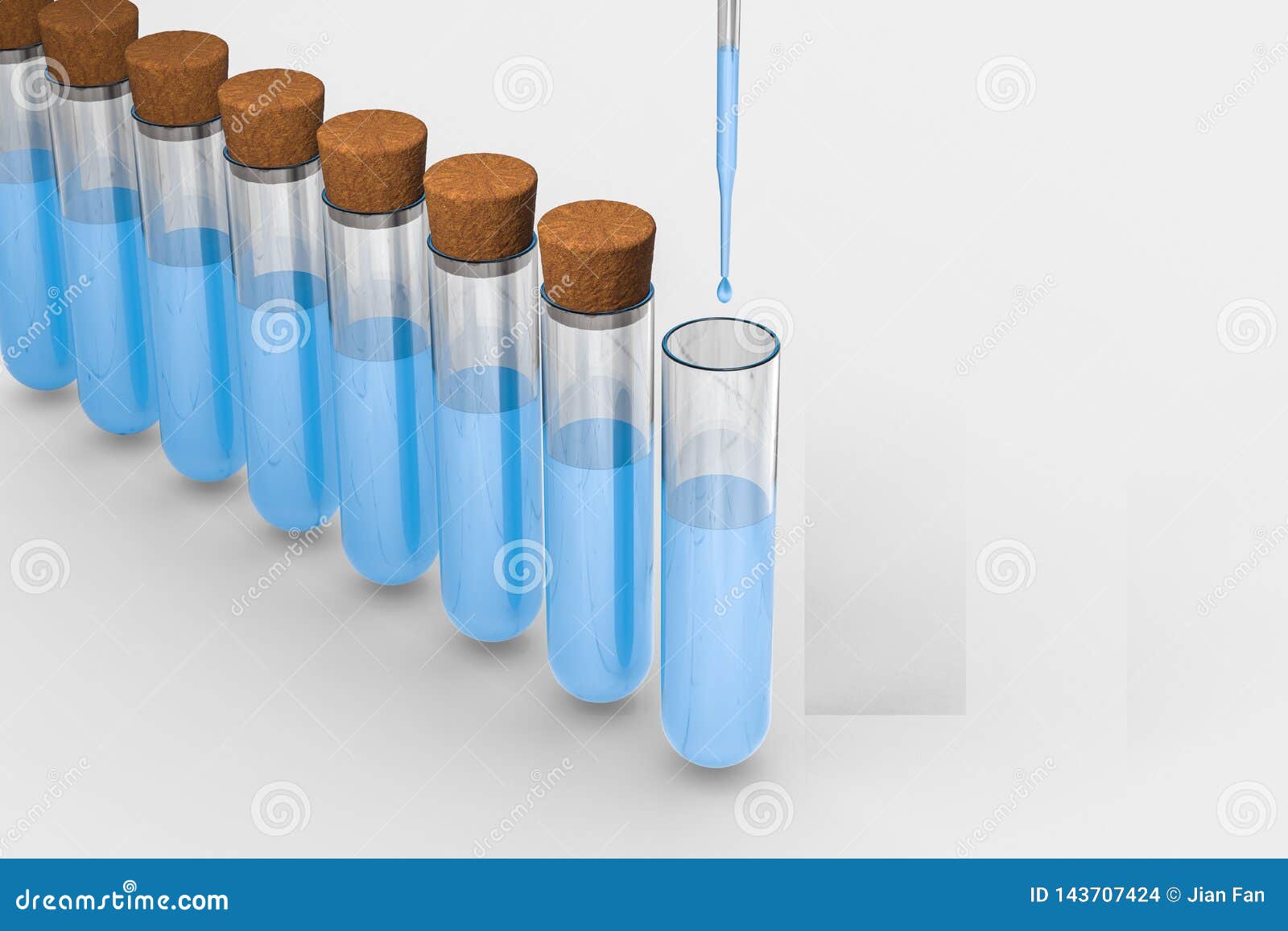 3d Rendering, Chemical Vessels in the Laboratory Stock Illustration ...
