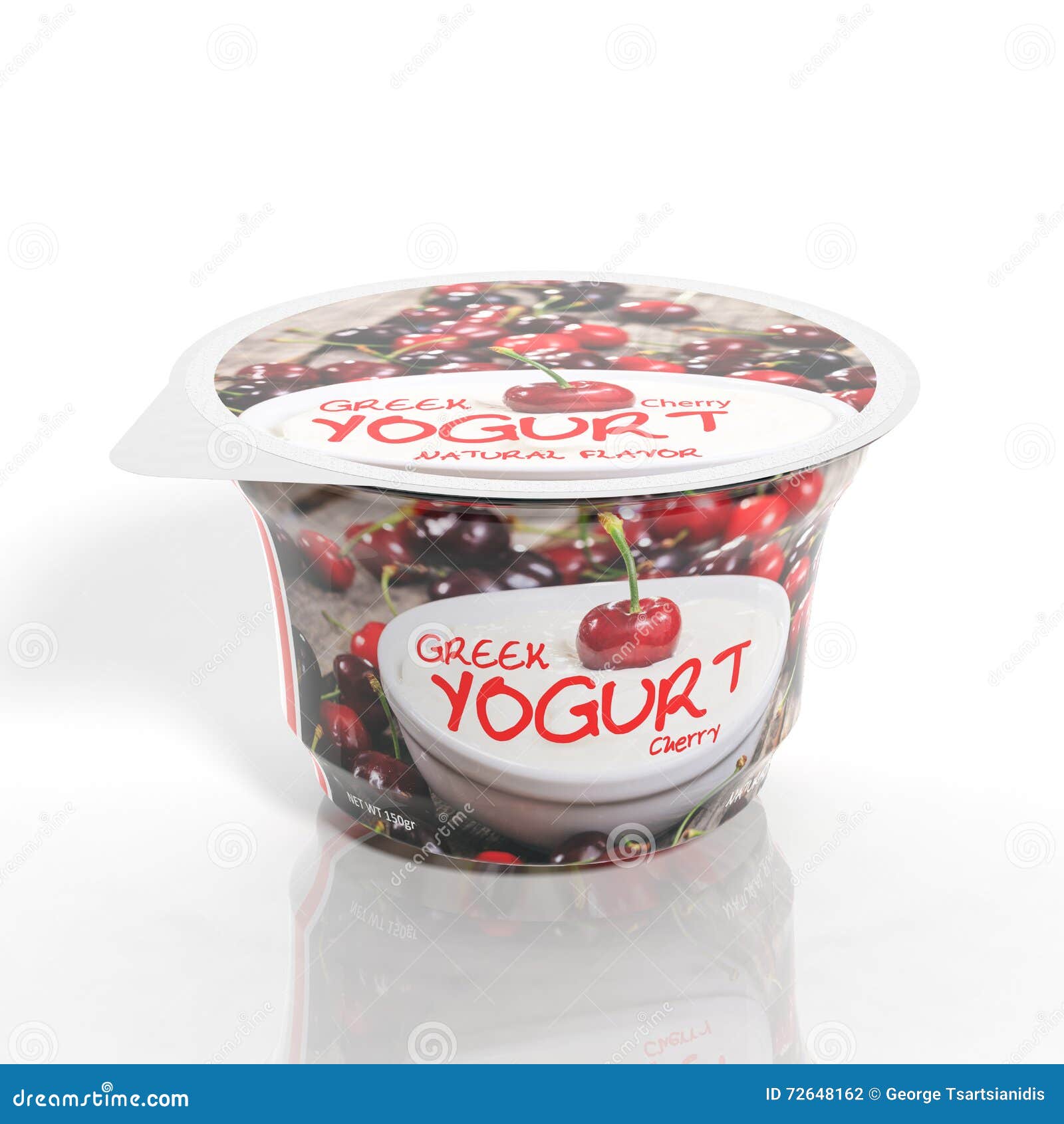 3D Yogurt Plastic Container Royalty-Free Stock Image | CartoonDealer ...
